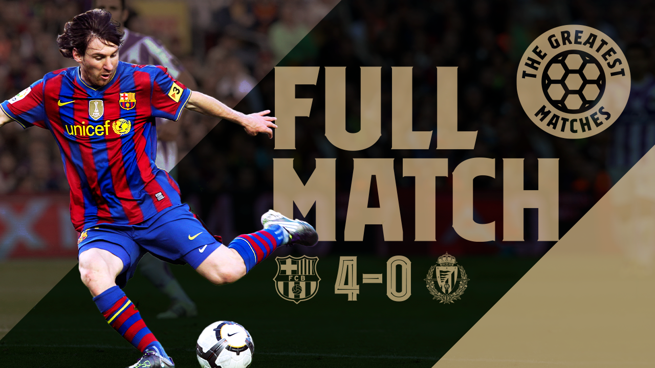 Barça 4-0 Valladolid (09/10) Full match