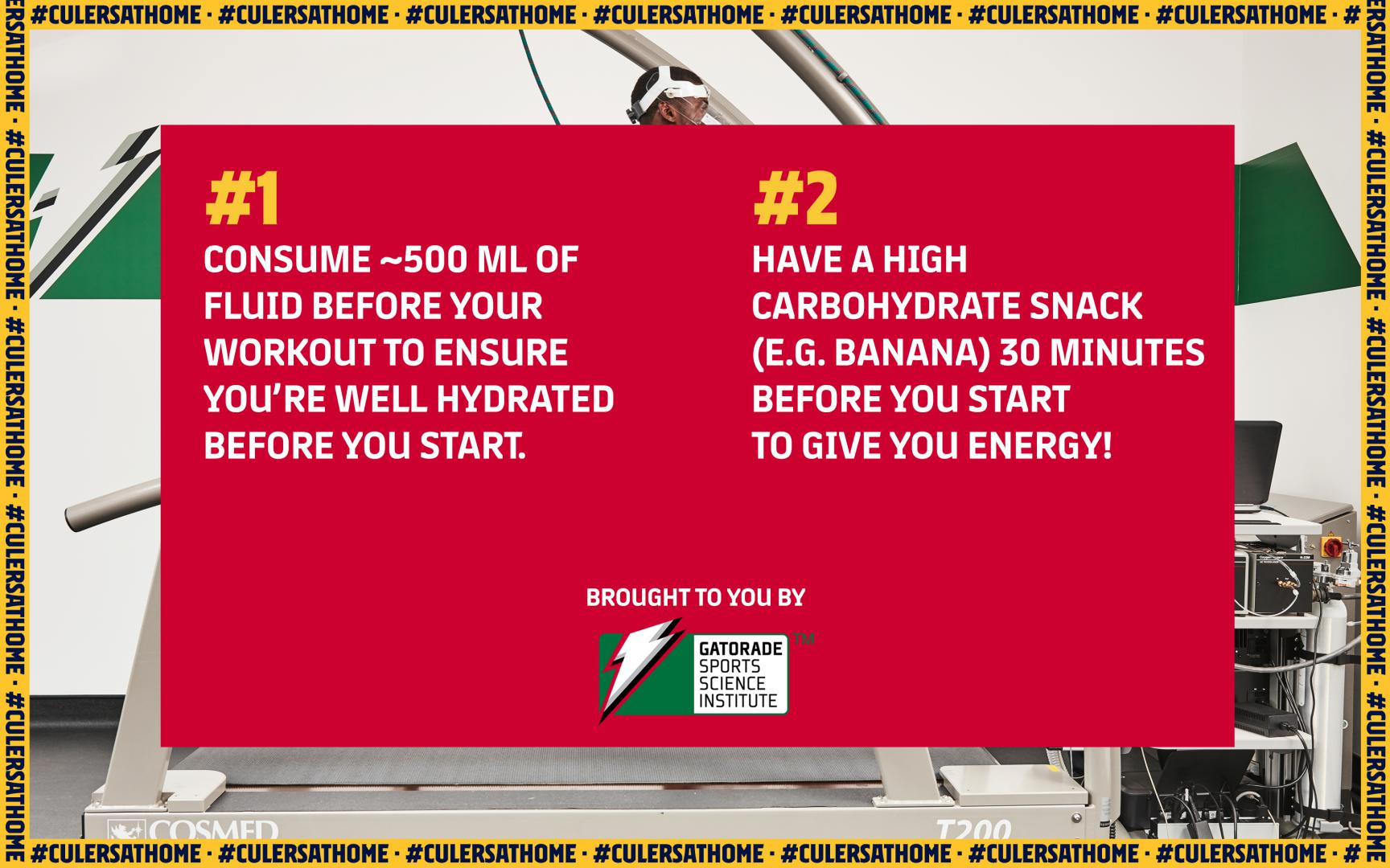 Sport nutrition tips, by Gatorade Sports Science Institute