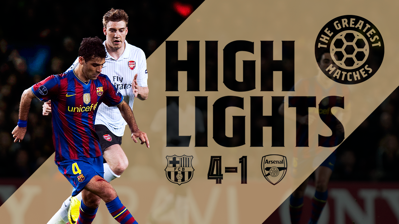 Barça 4-1 Arsenal (09/10) 10min highlights