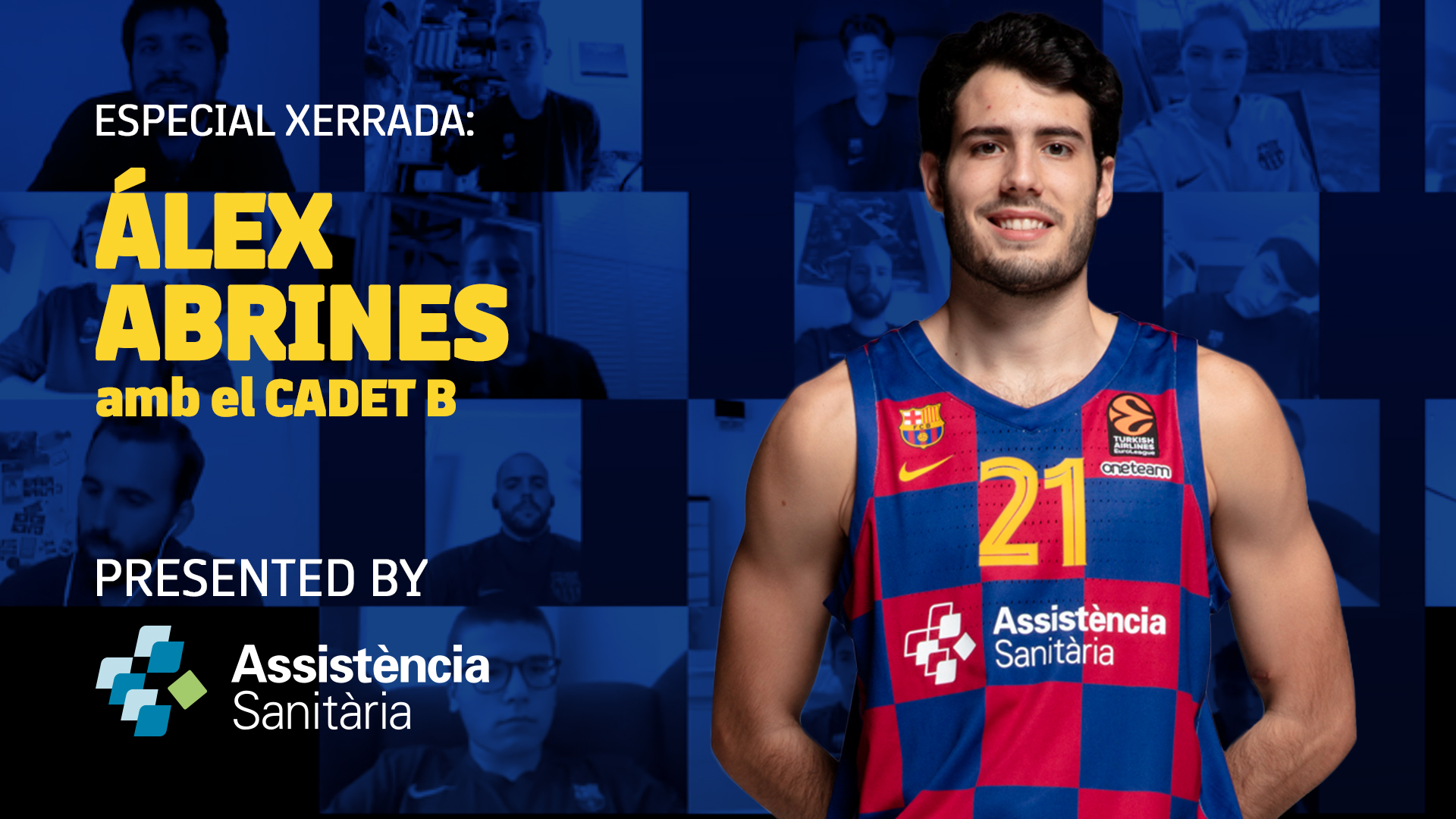 Alex Abrines conversa amb el Cadet B