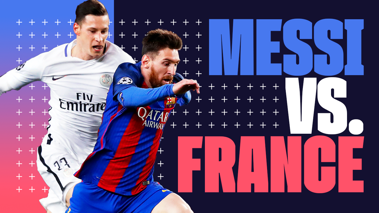 Messi’s best goals against French teams