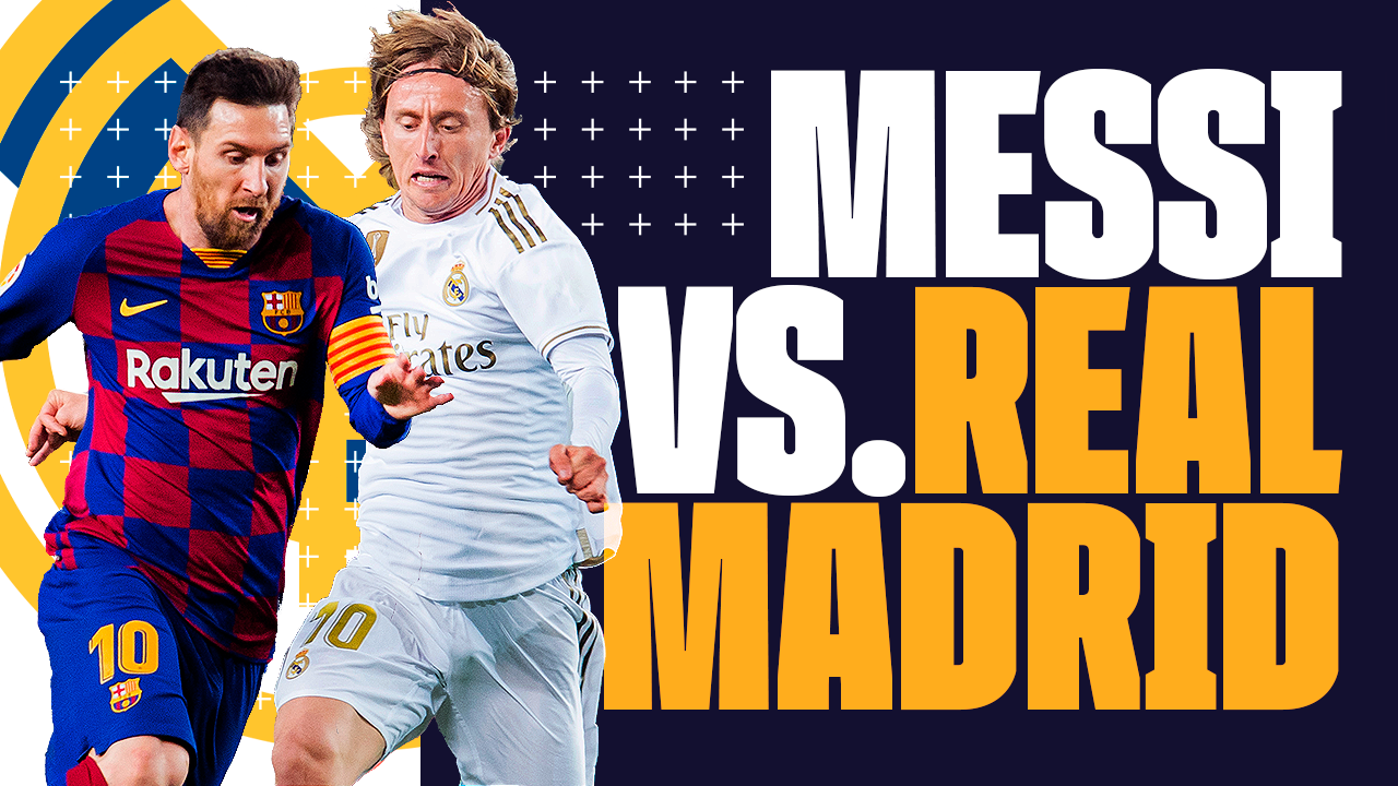 All of Messi's goals against Real Madrid at Camp Nou