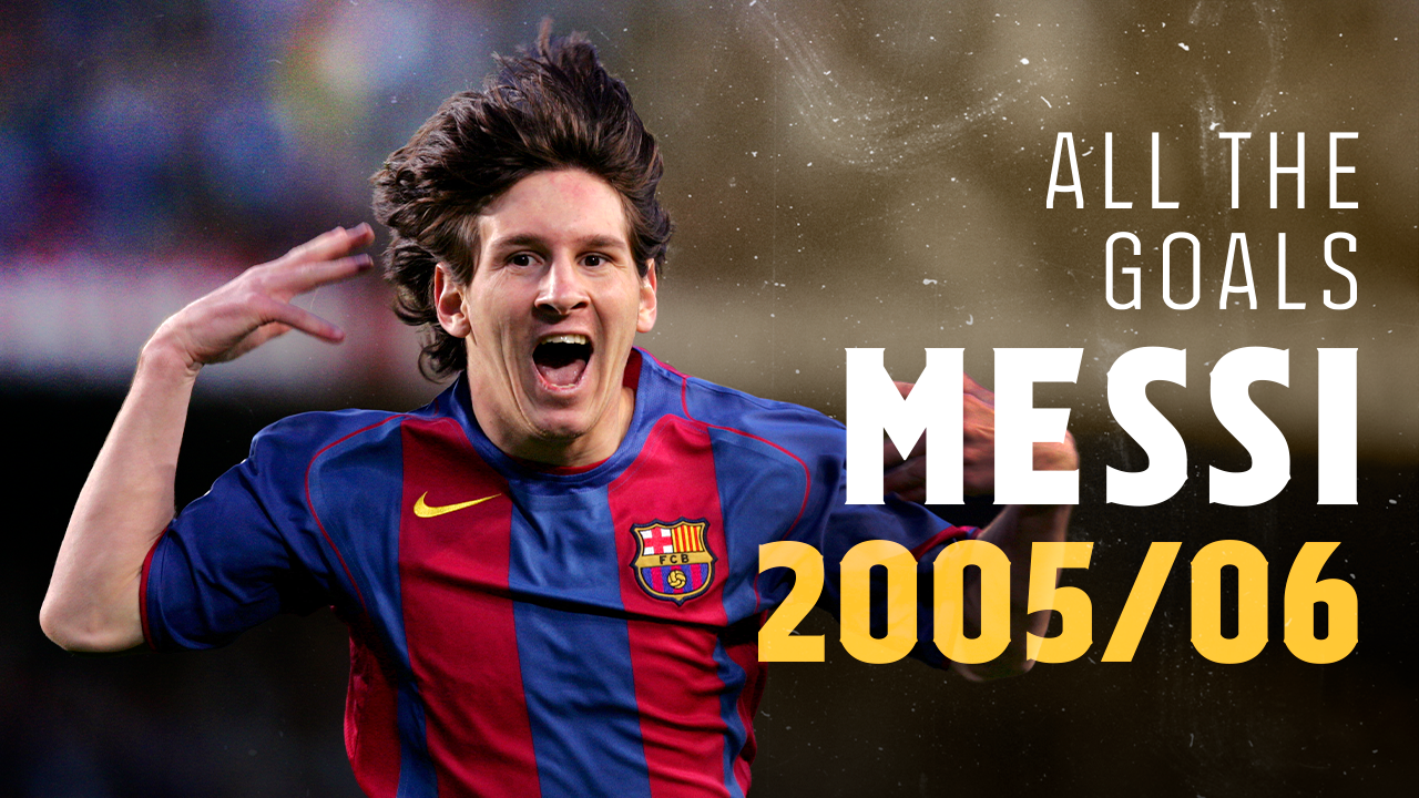 All of Leo Messi's goals in 2005/06