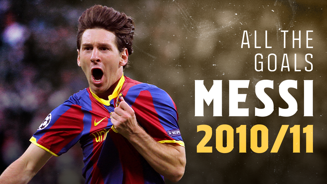 All of Leo Messi's goals in 2010/11