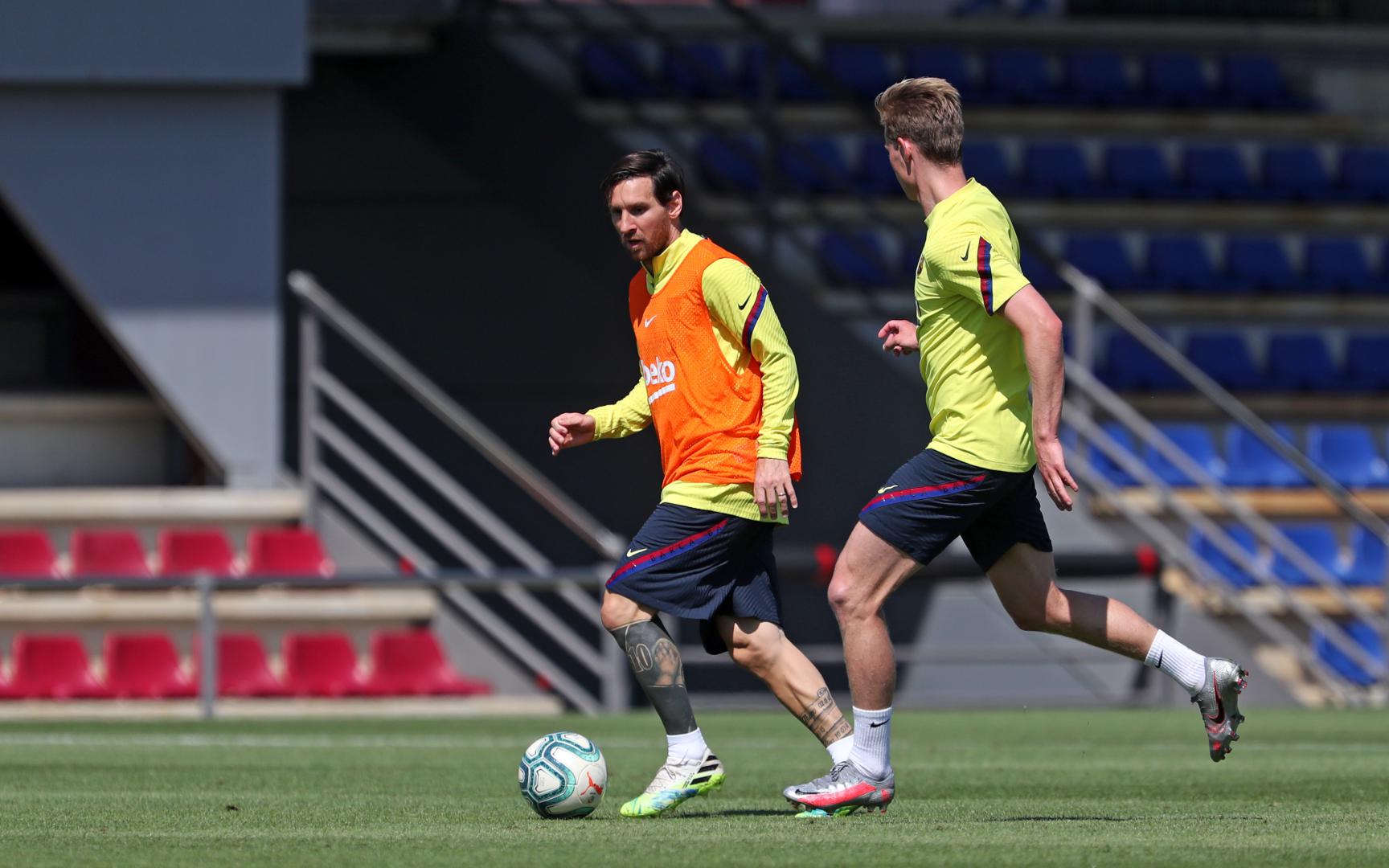 Little bit of Messi magic in training