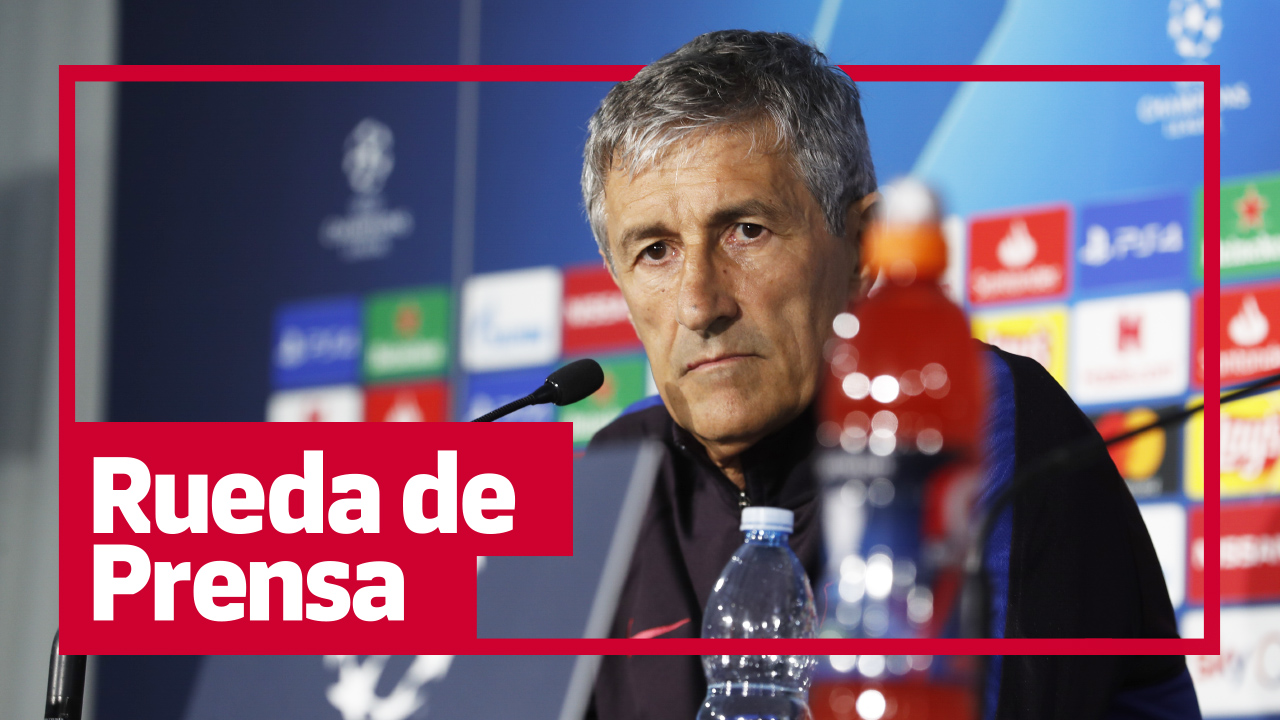 Quique Setién: "Volvemos con energía"