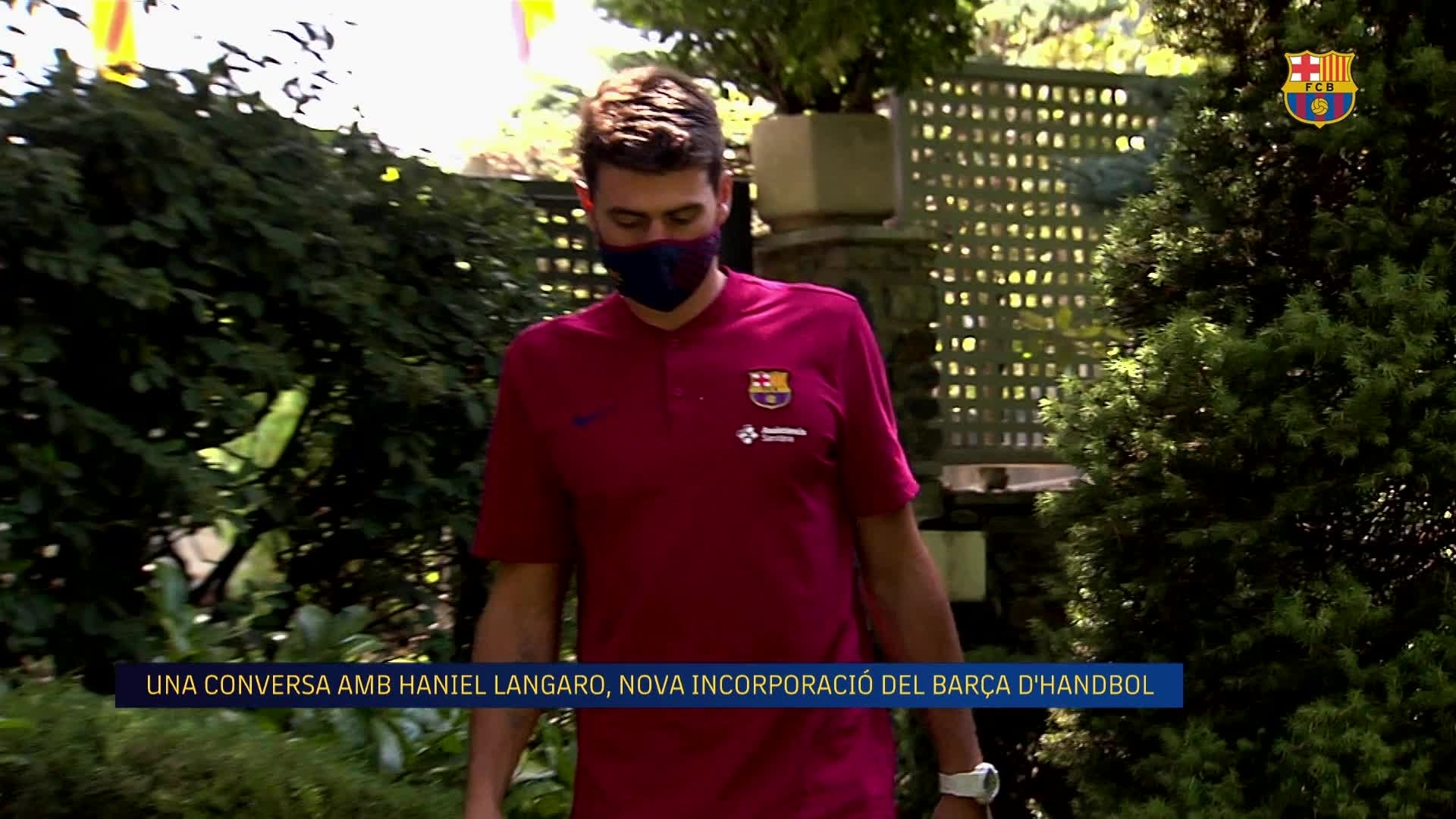 Entrevista a Haniel Langaro, nuevo jugador del Barça de balonmano