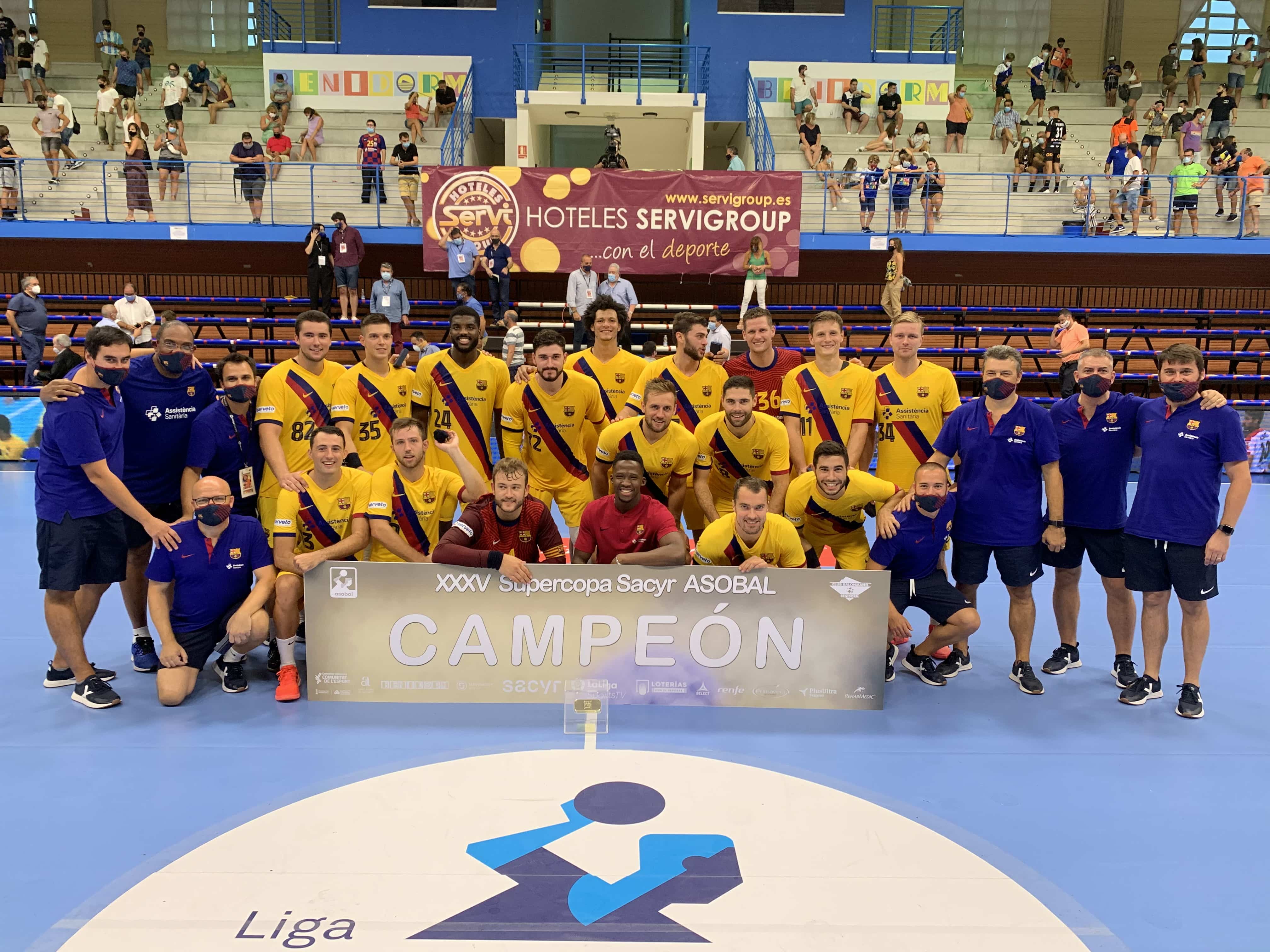 BM Benidorm 18-38 Barça: Super Cup in the bag!