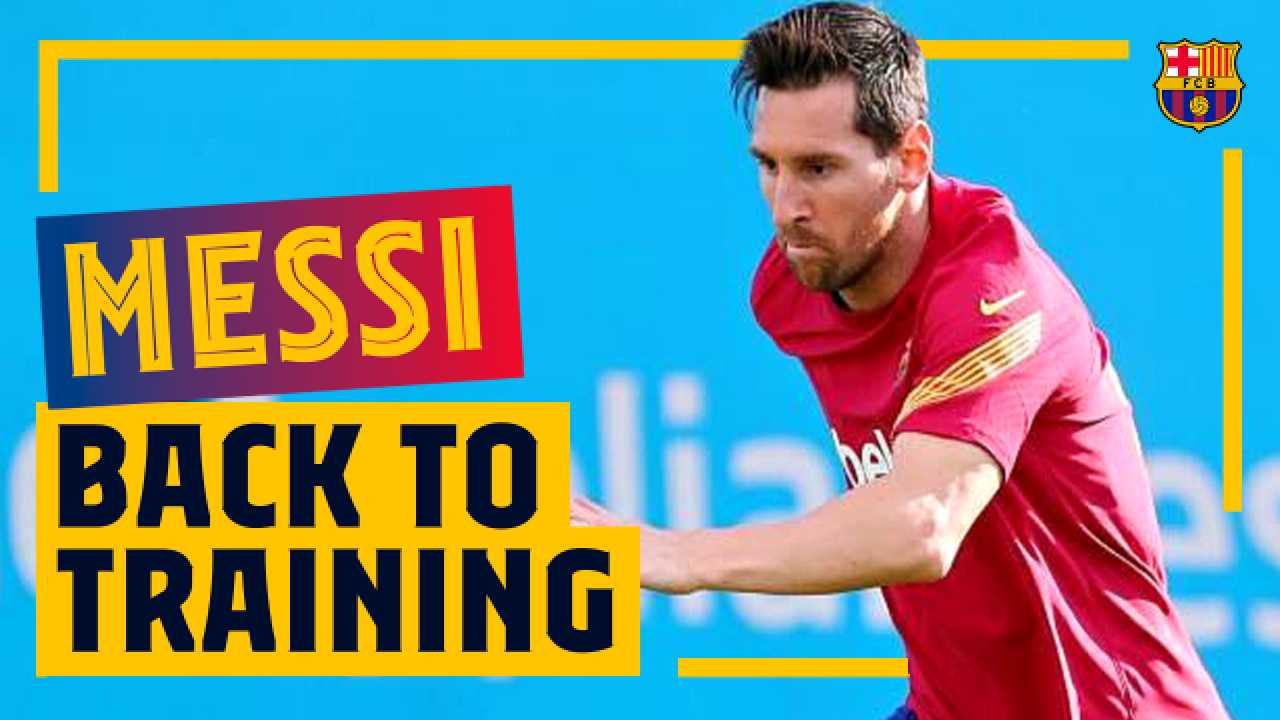Messi joins preseason training