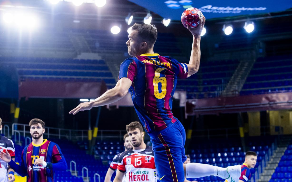 Barça 39-22 Viveros Herol BM Nava: Victorious debut at the Palau