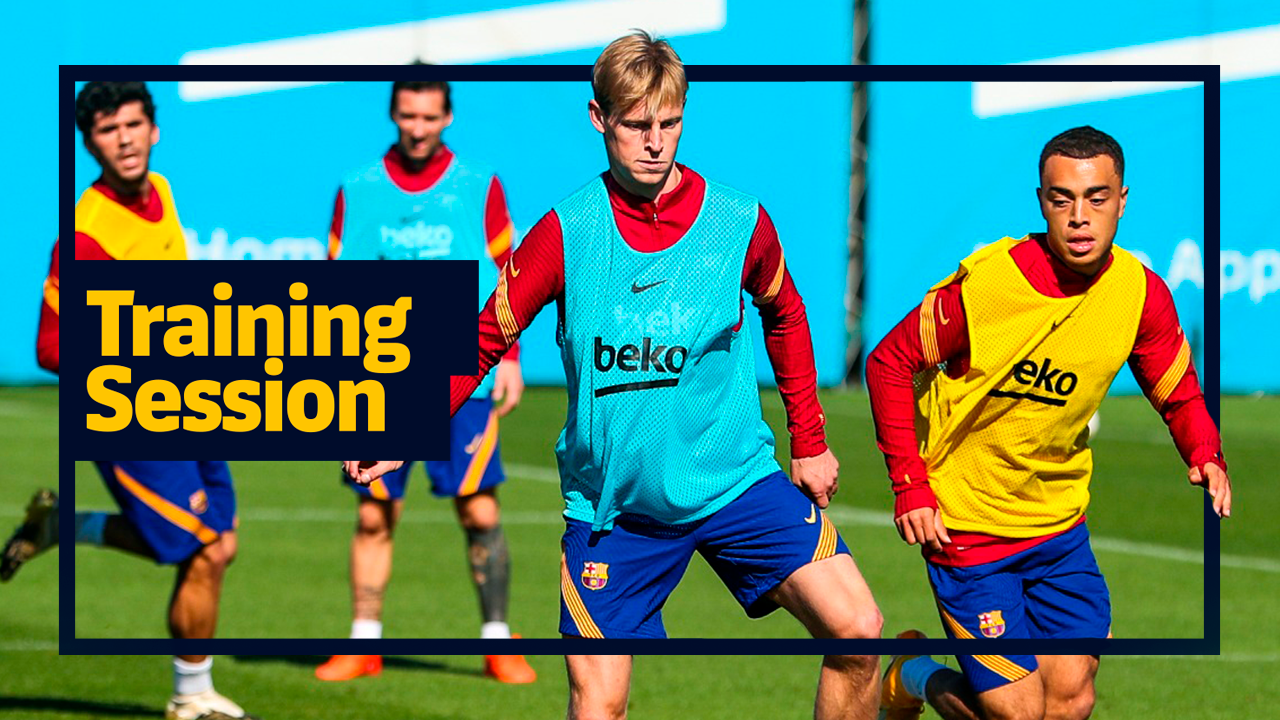 First team training session