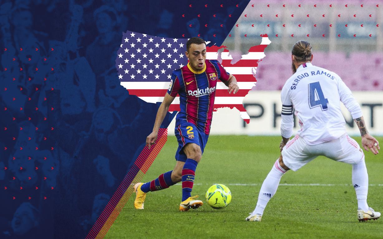 Sergiño Dest, first American to play in El Clásico