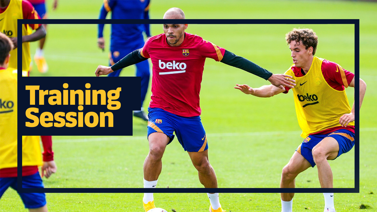 Joint training session with Barça B squad
