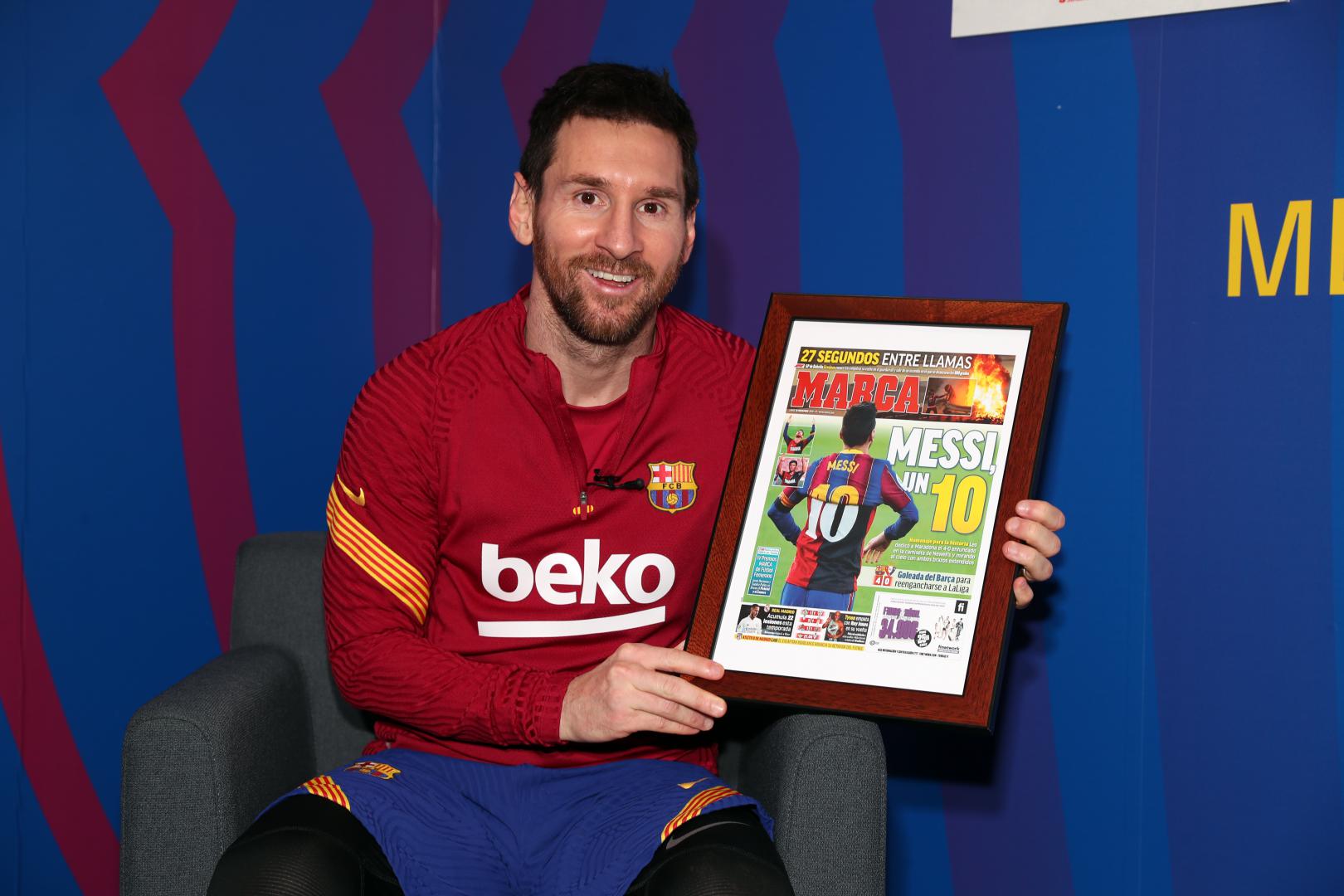 Leo Messi wins a record seventh Pichichi award