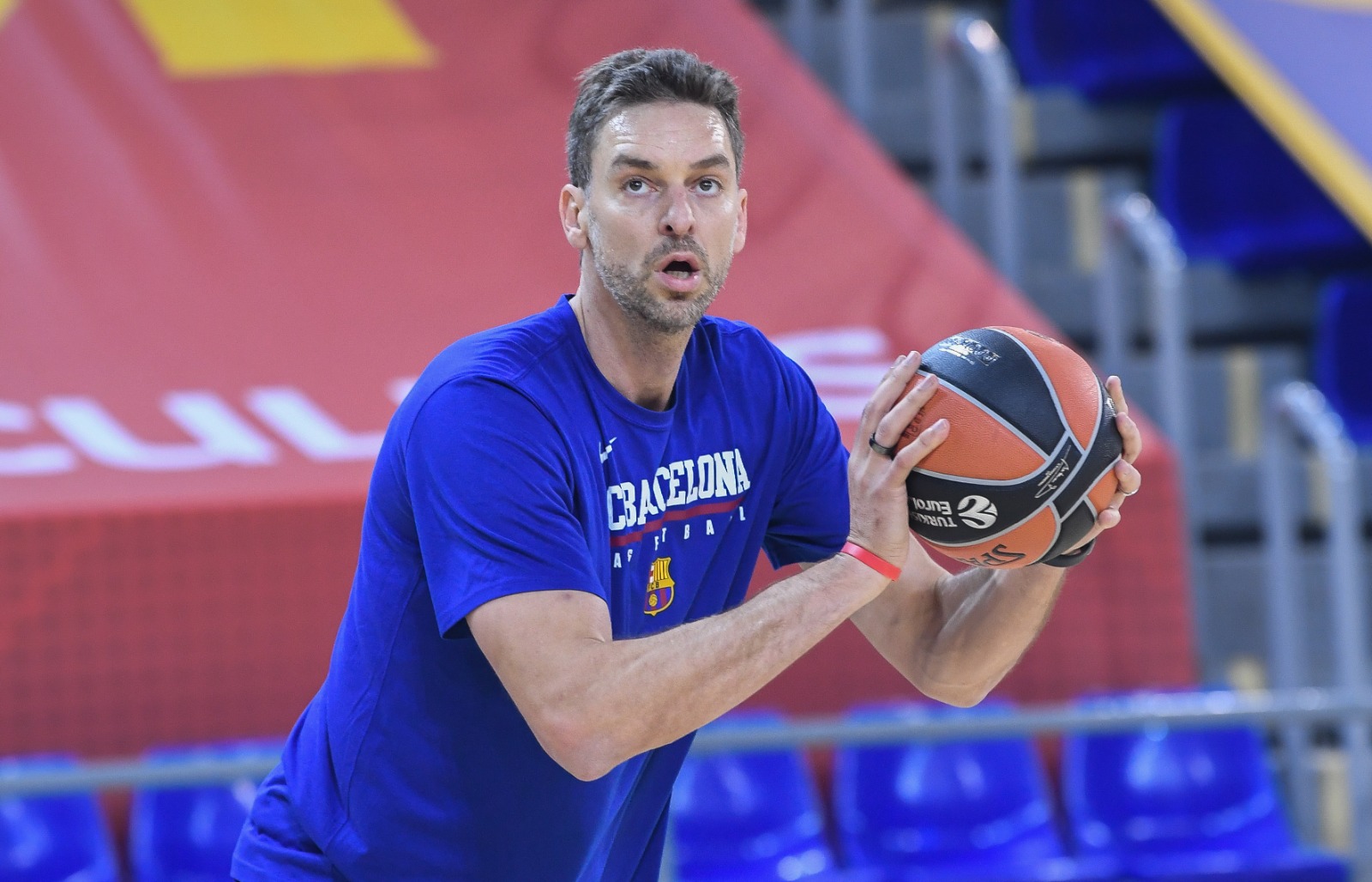 Pau Gasol's first training session