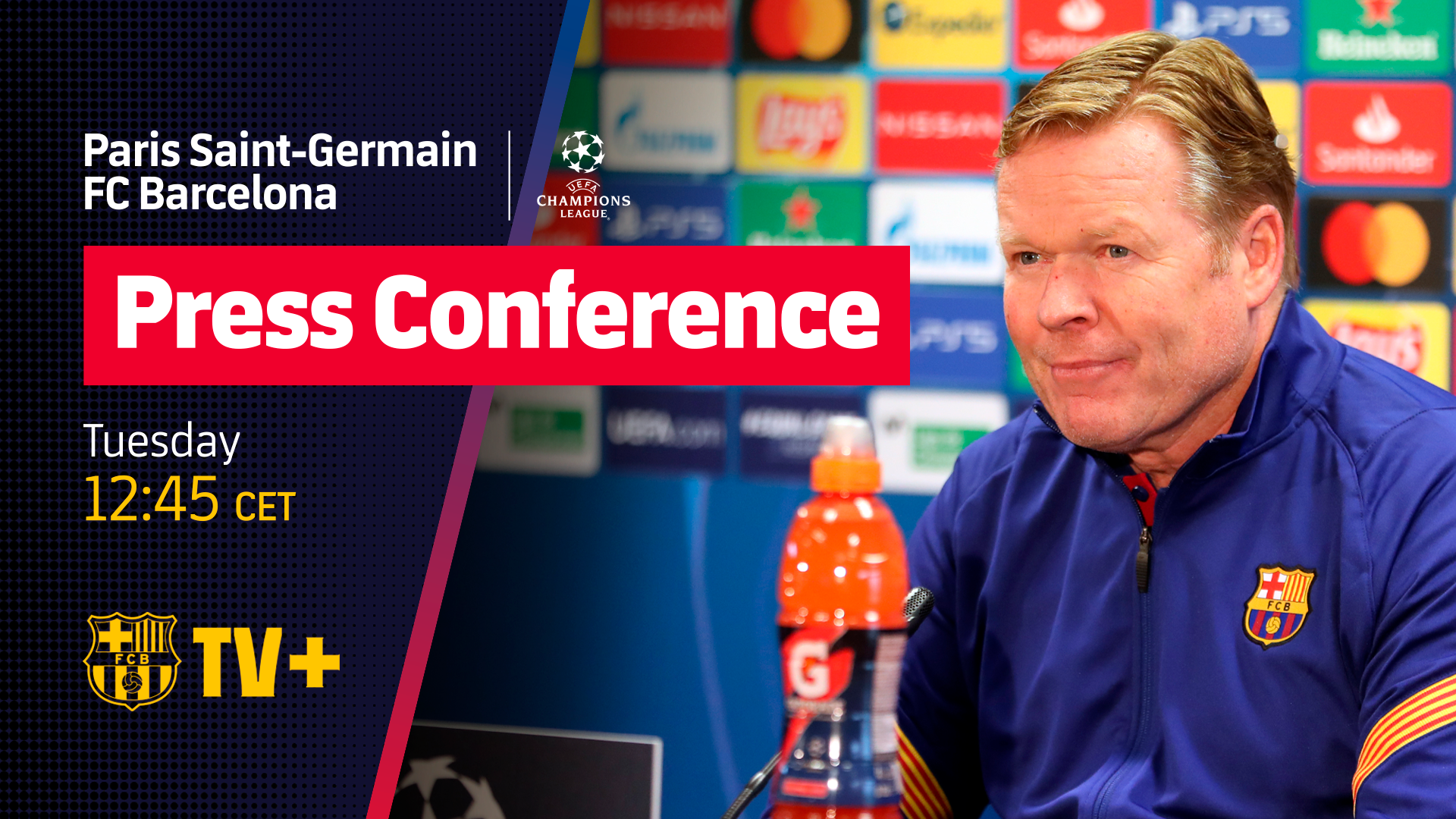 Ronald Koeman & Frenkie De Jong's full press conference pre-PSG game