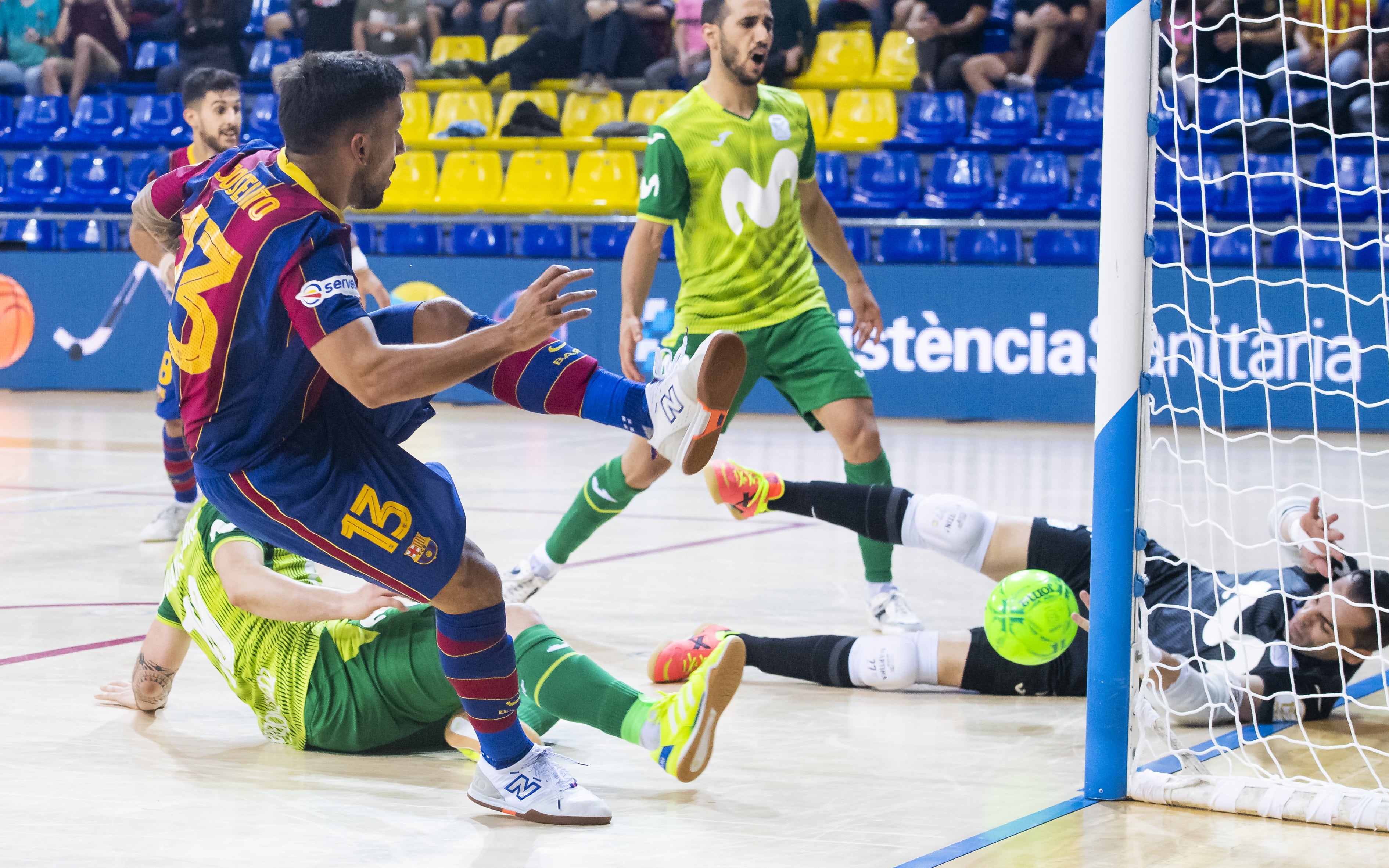 Barça v Movistar Inter: (2-5)