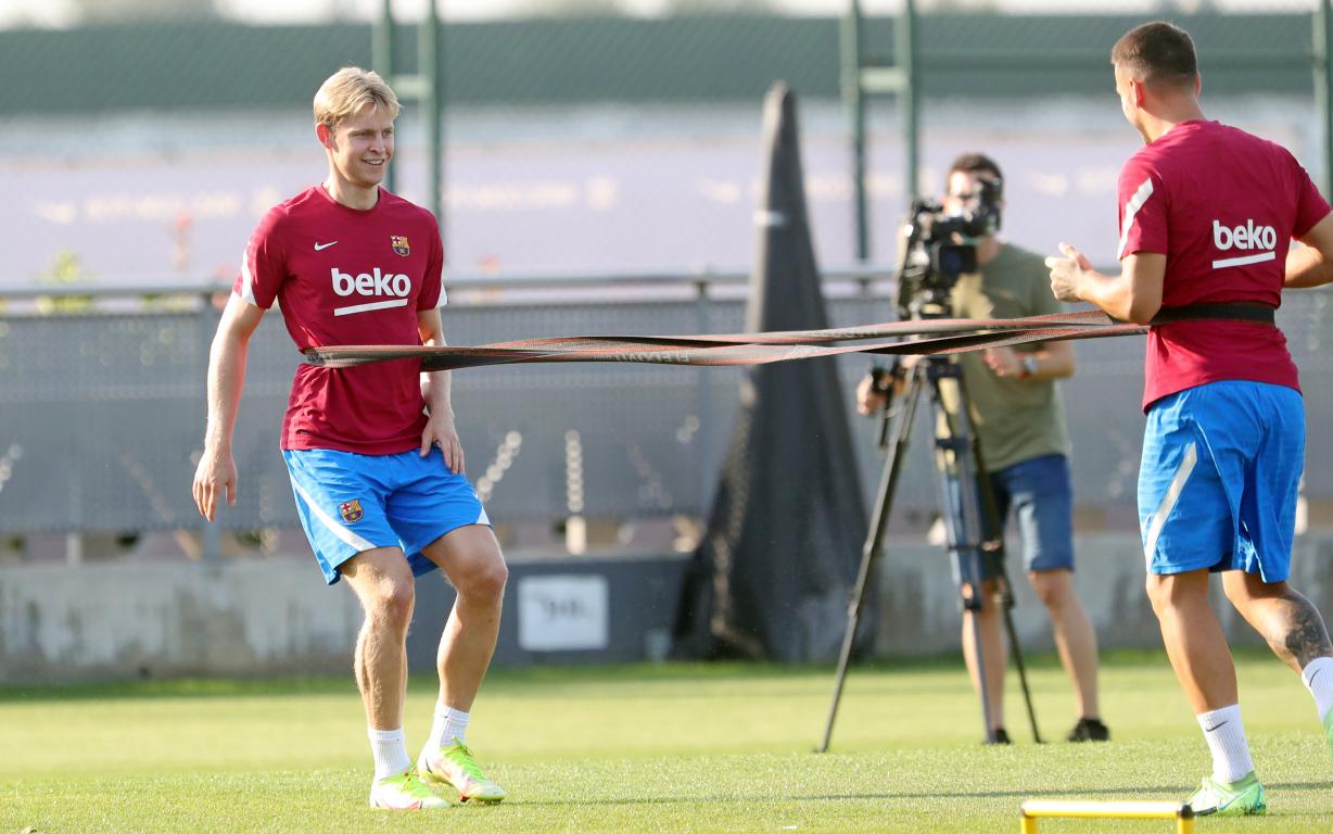 Friday training at the Ciutat Esportiva