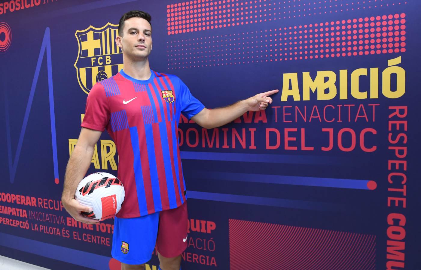 El primer día de Ángel Rodado como azulgrana (30-08-21)