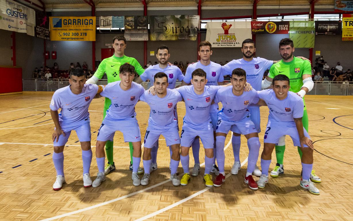 Las imágenes del Ripollet - Barça (0-7)