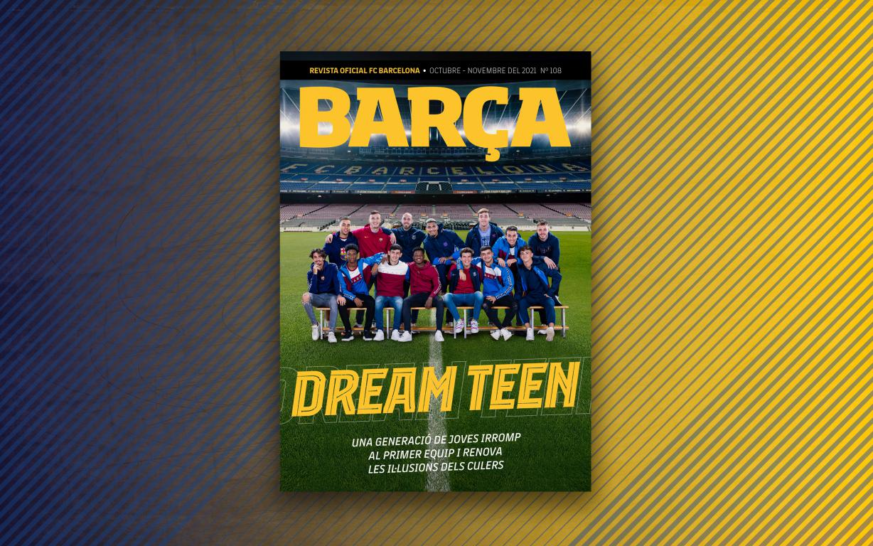 New digital edition of Revista Barça focuses on young talent