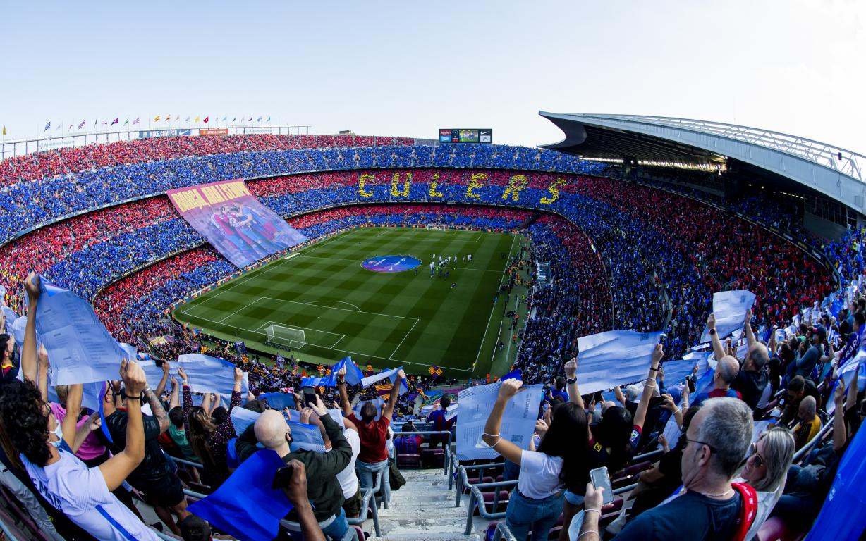 Le tifo du Clasico, en images