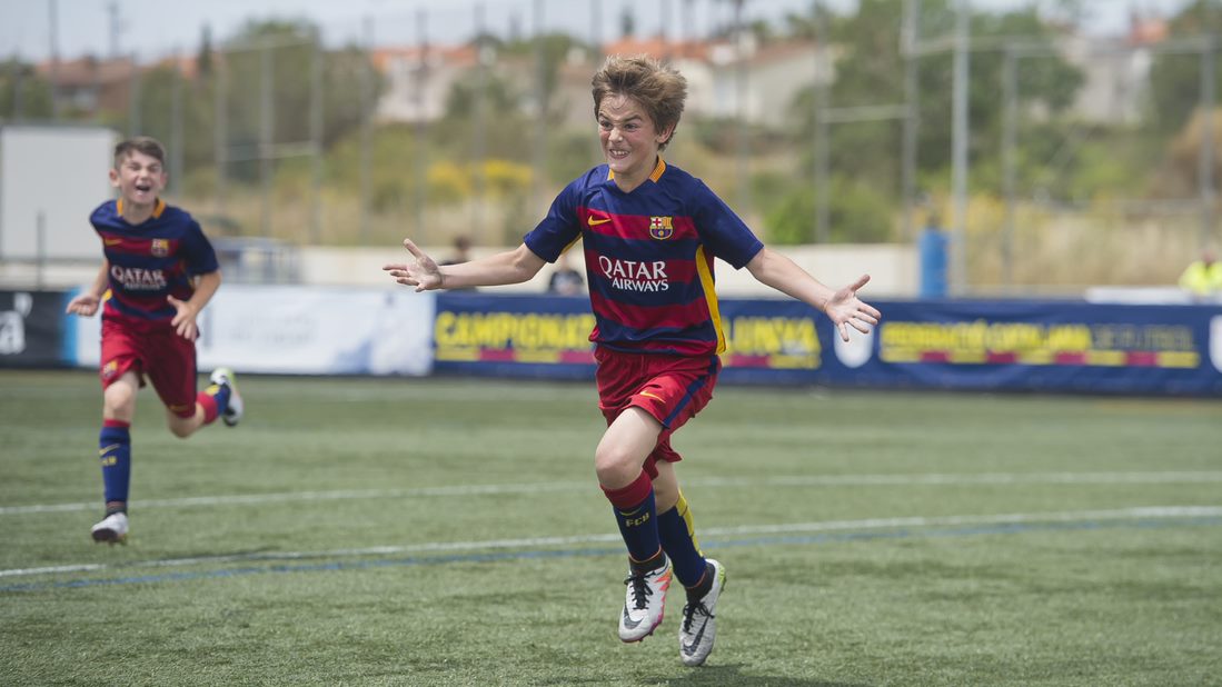 Two great Gavi goals against Espanyol... in U12A