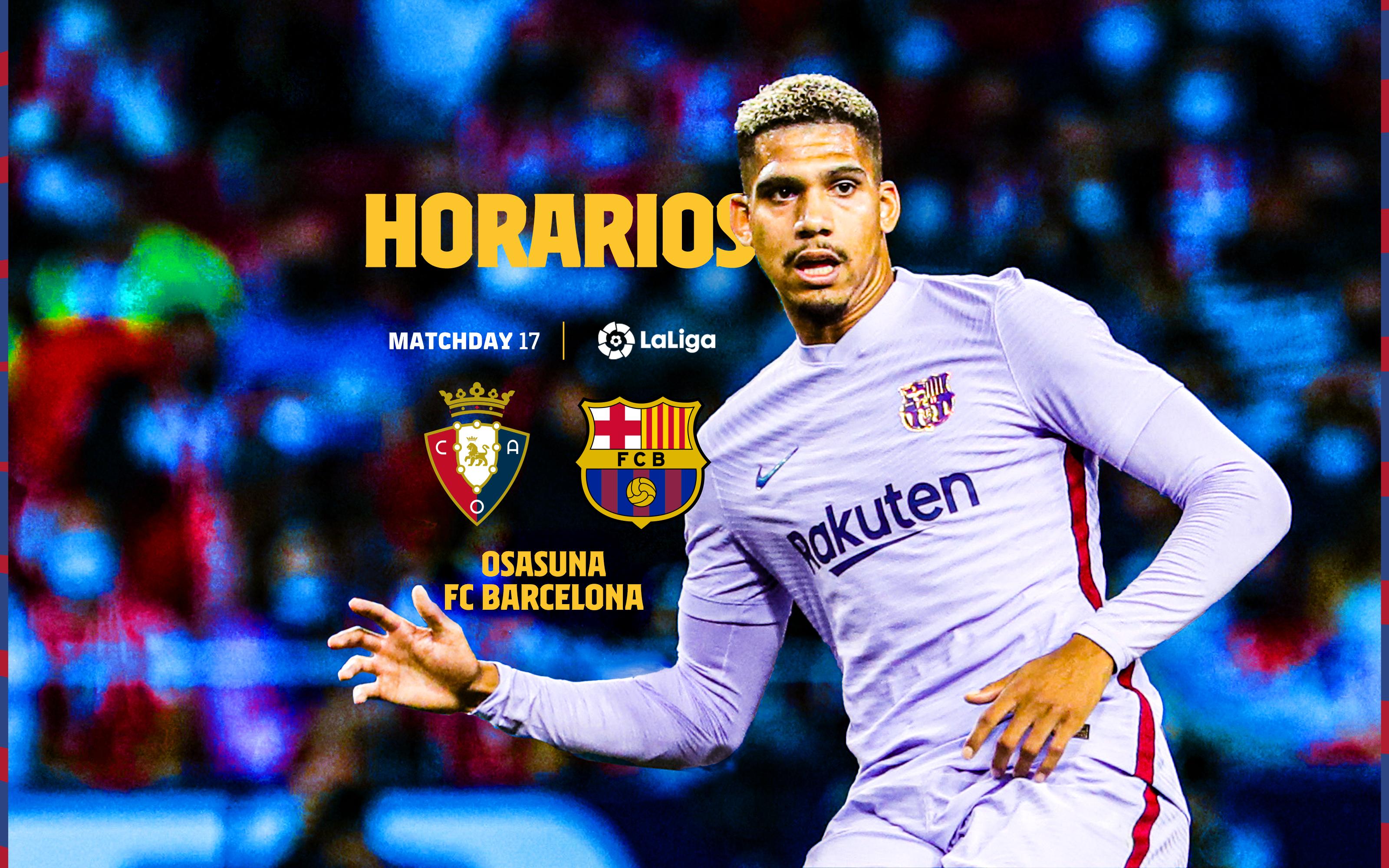 Cuándo y dónde ver el Osasuna - FC Barcelona