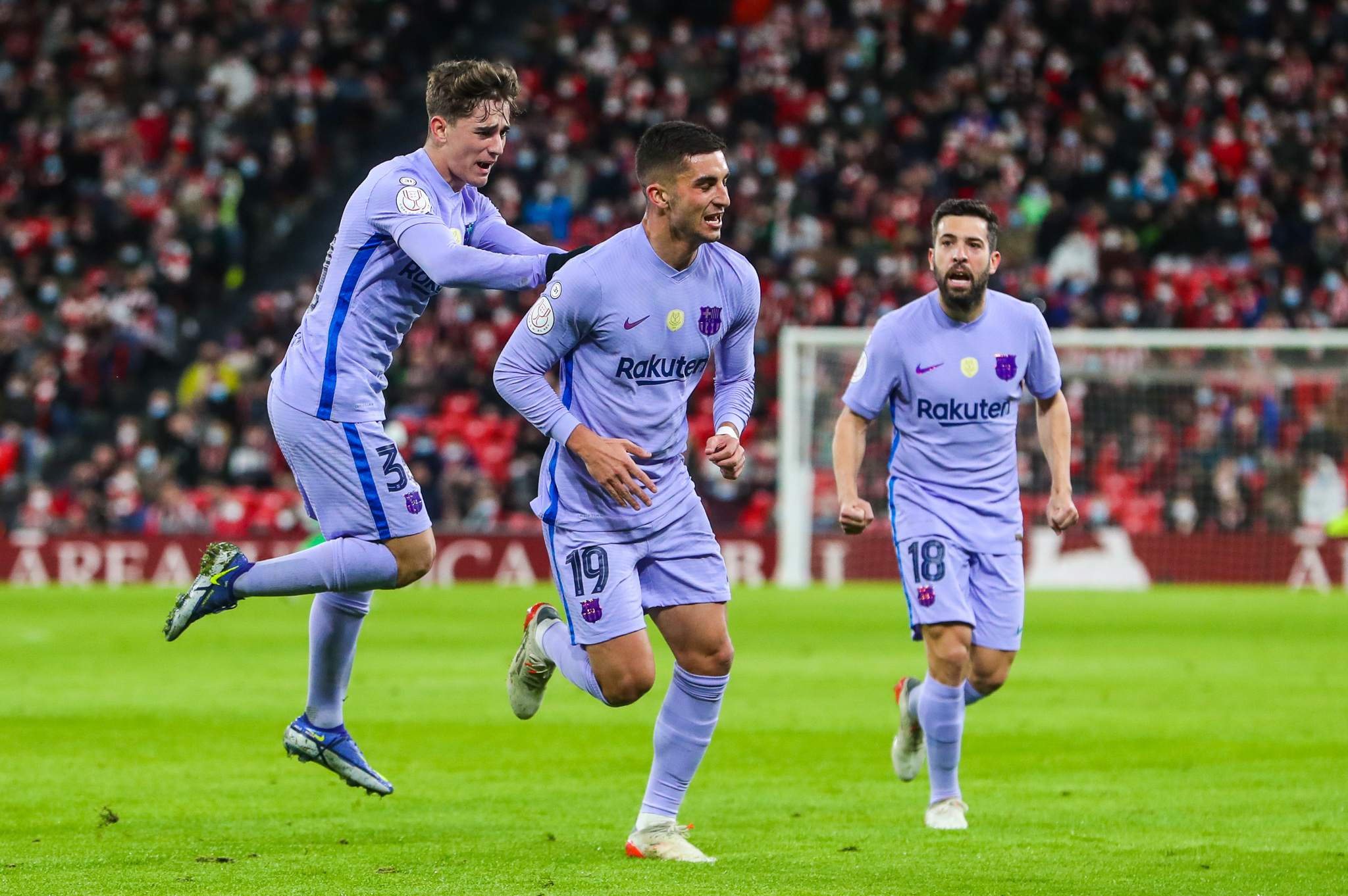 Ferran Torres' first goal as a blaugrana