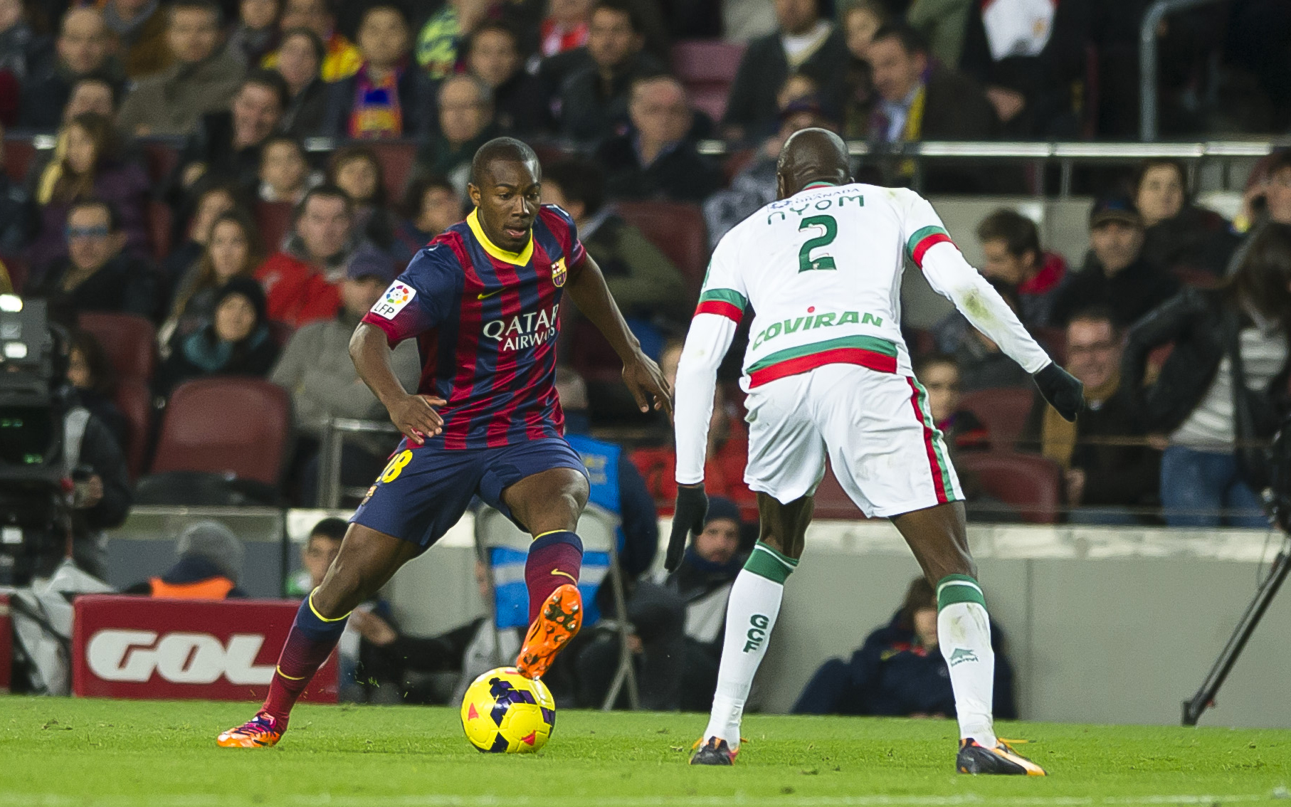Adama's Barça debut