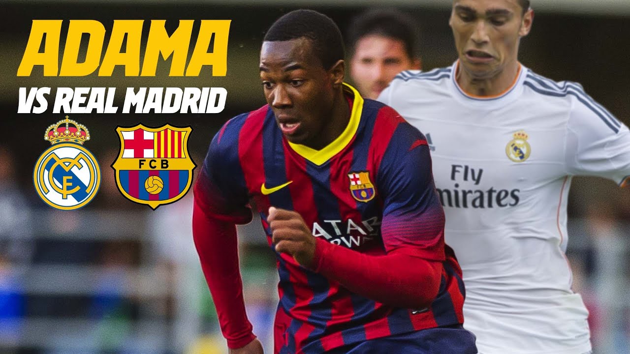 Los goles de Adama en Clásicos en la Masia