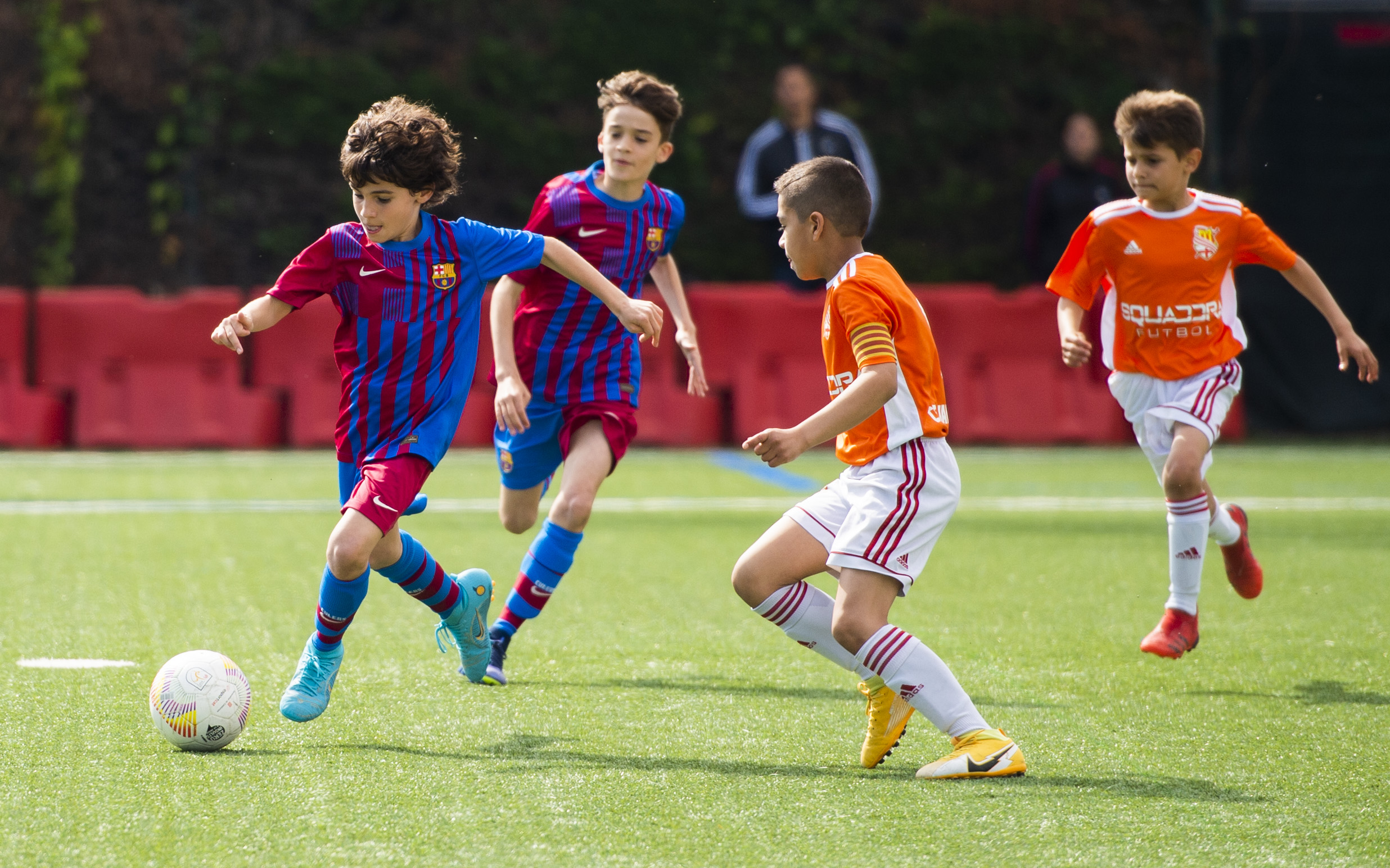 Under-10 A league title celebration