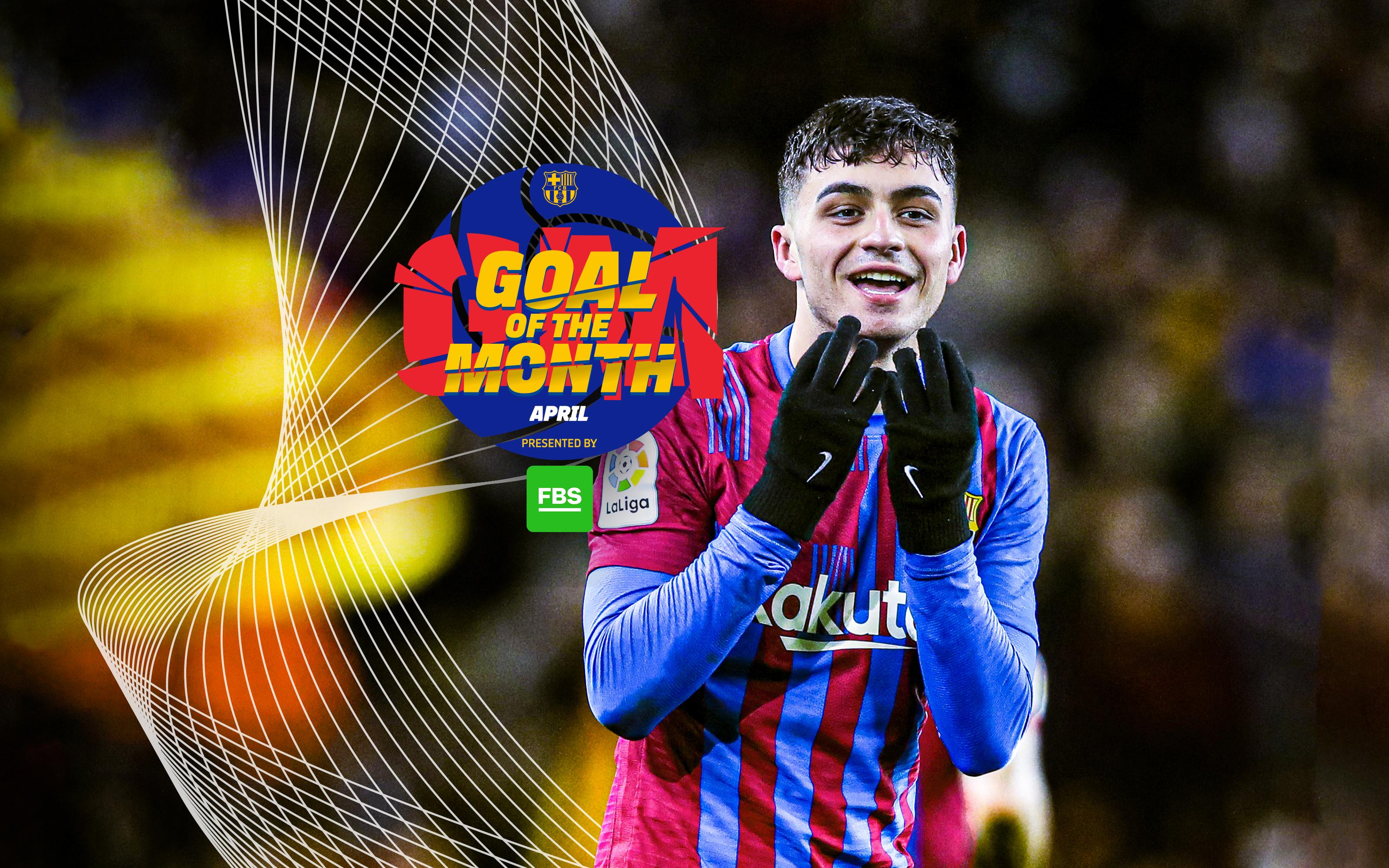 Pedri wins April Goal of the Month