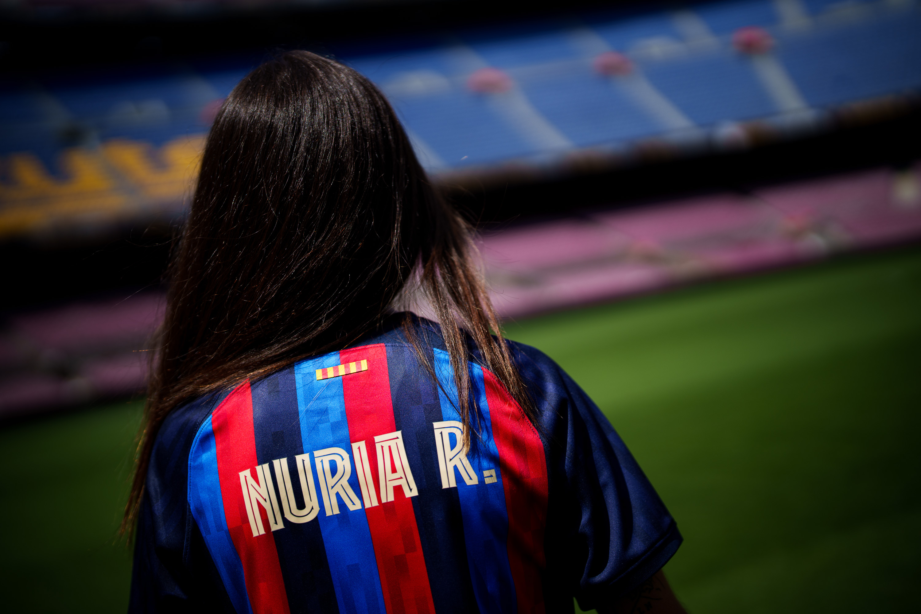 Nuria Rábano's first day at Barça