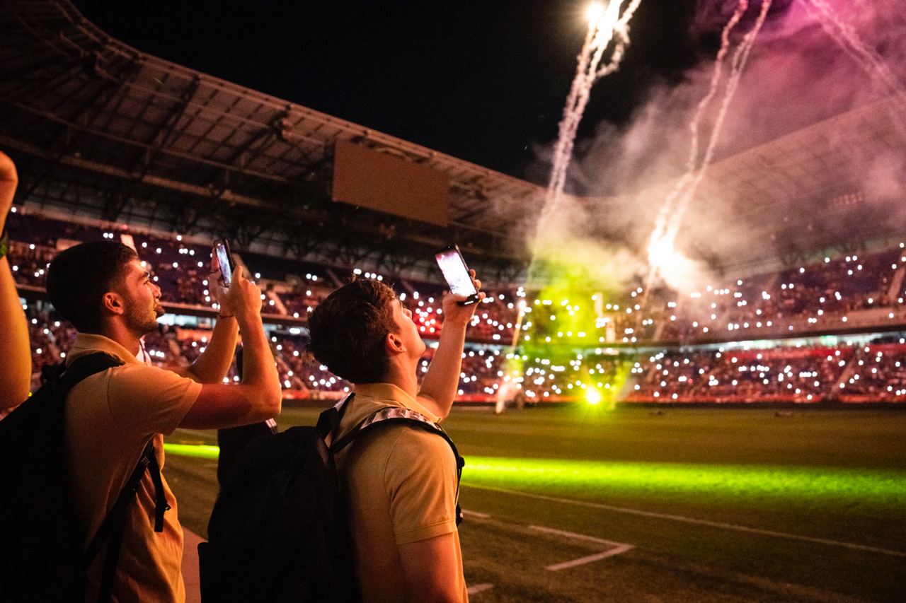 The final day of the tour from the inside