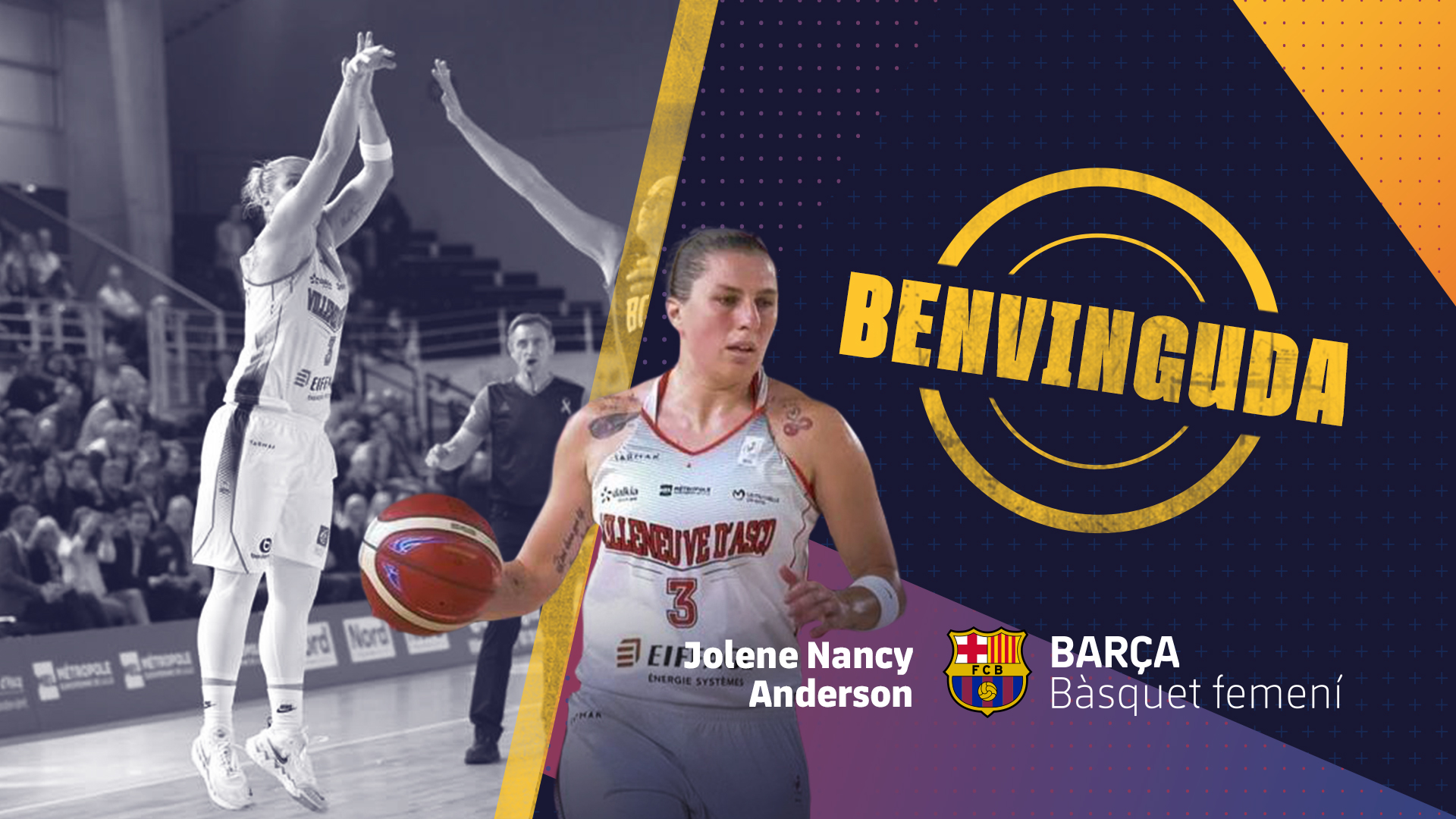 Jolene Anderson, exterior amb experiència pel Barça CBS