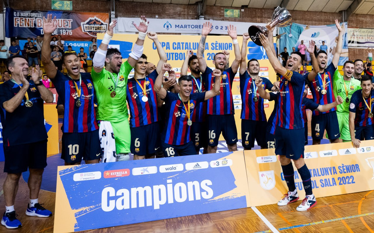 Industrias Sta. Coloma - Barça: Campions de la Copa Catalunya! (4-5)