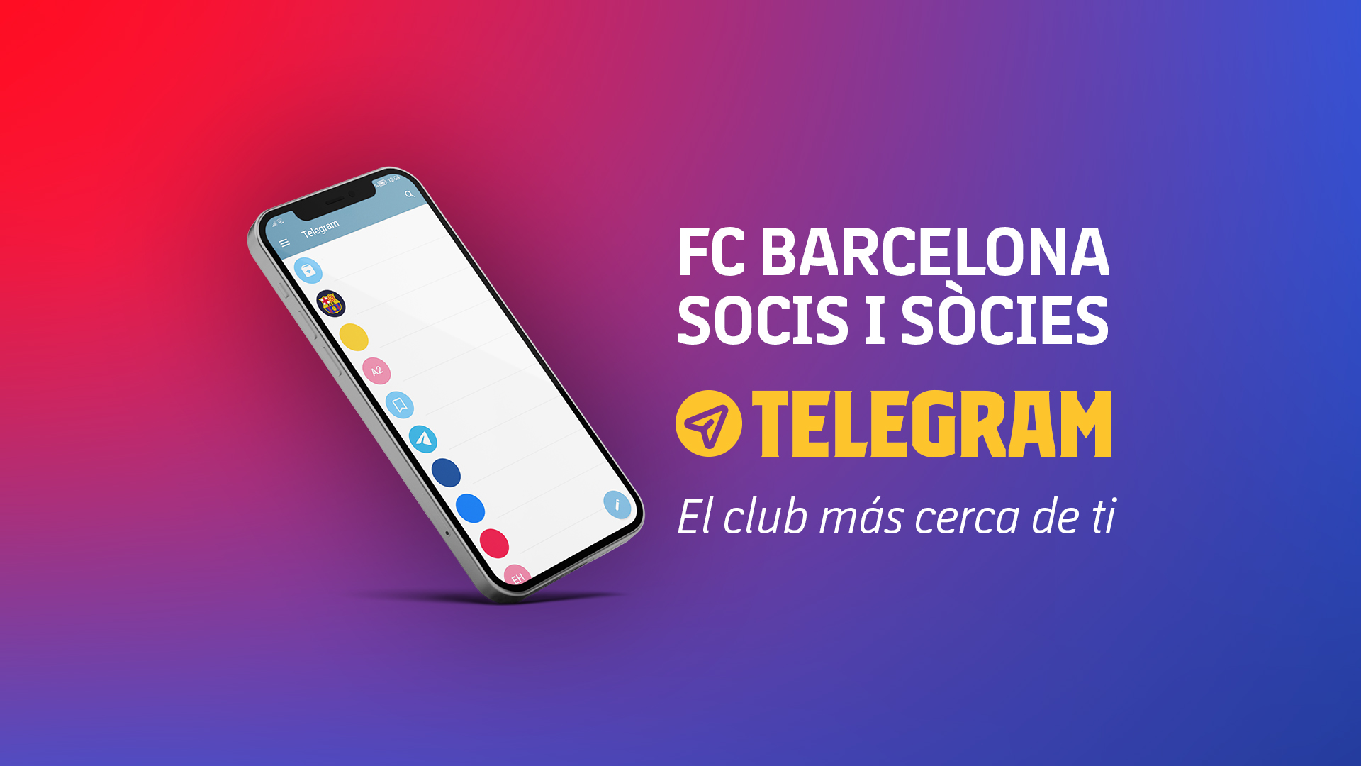 Telegram, nuevo canal de comunicación entre el Club y los socios y socias