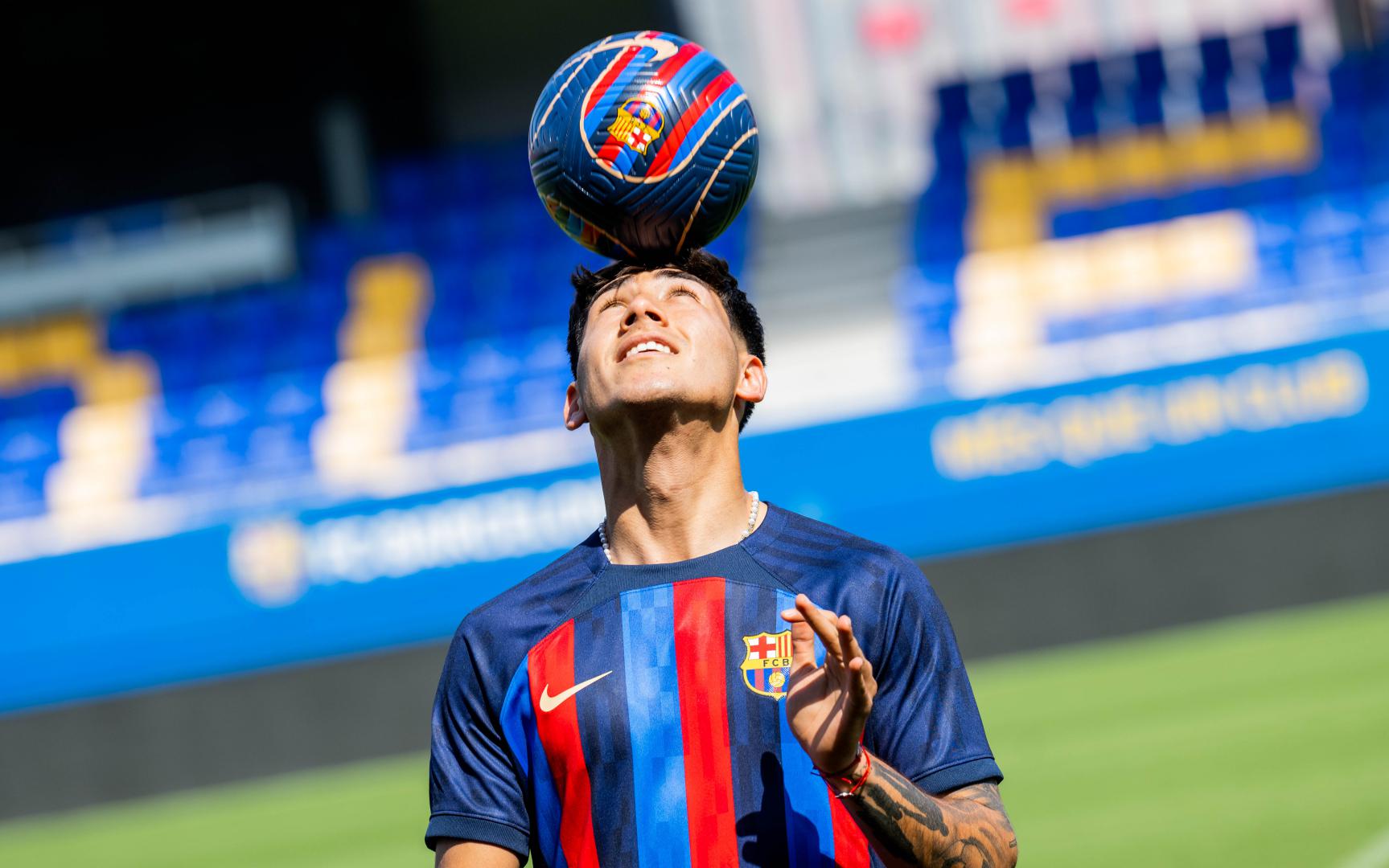 El primer día de Román Vega como blaugrana (22-09-22)