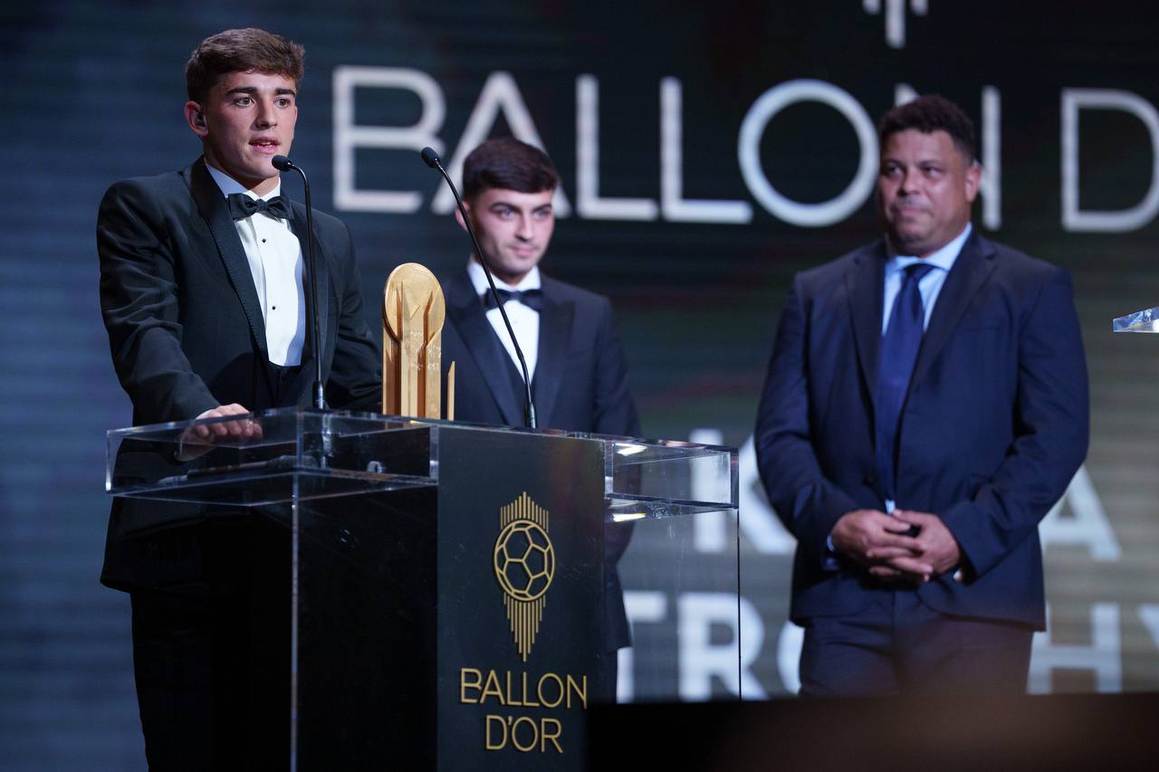 Gavi takes the Kopa Trophy