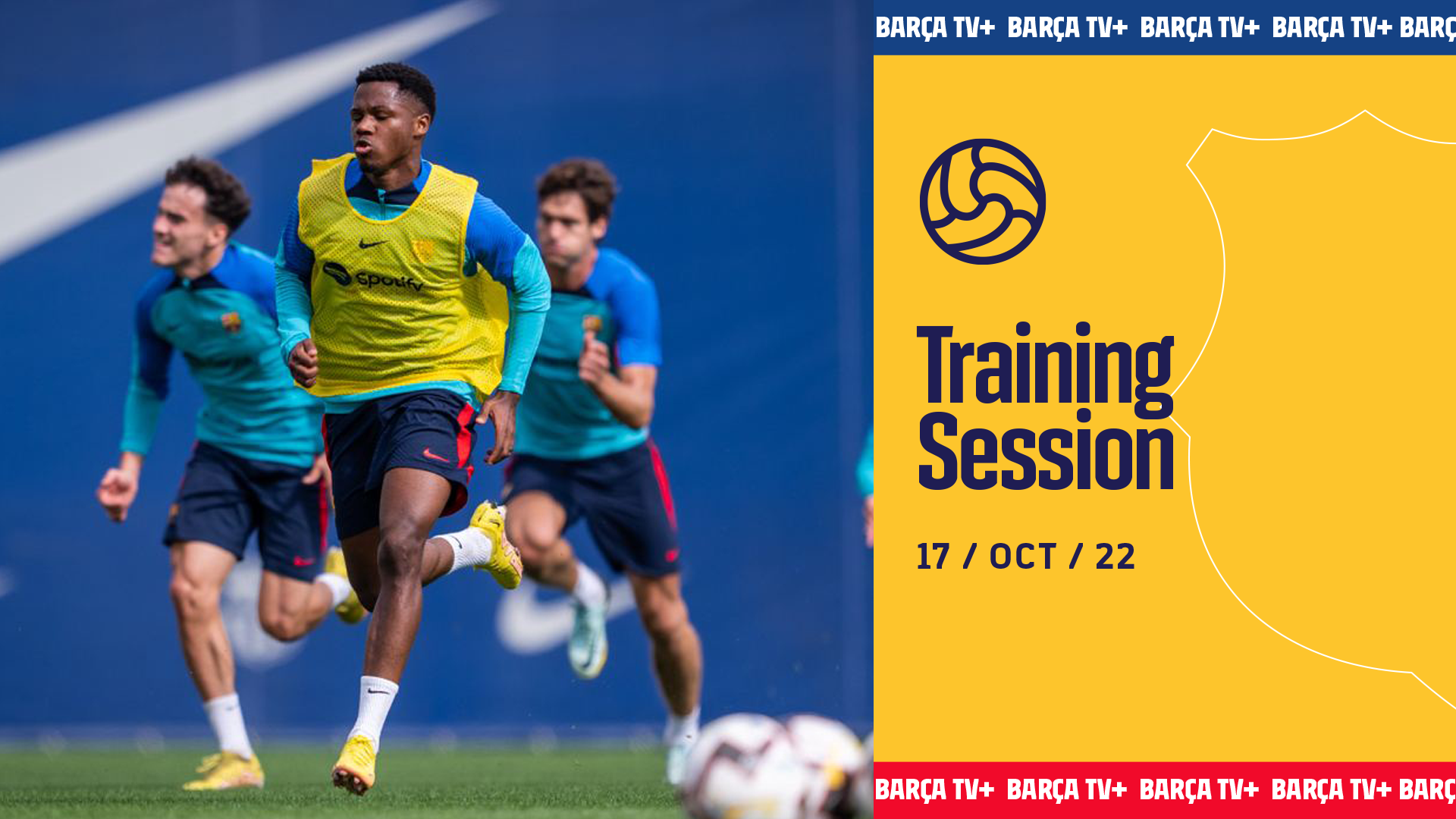 Recovery session after the Clasico