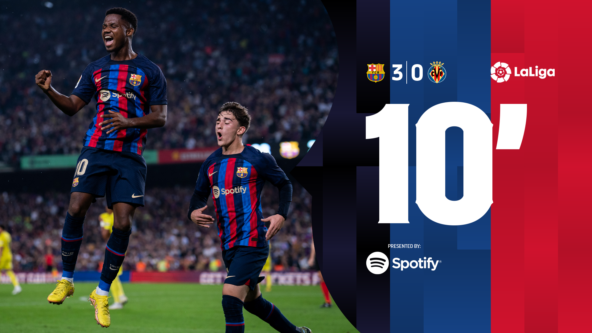 10 Min. Highlights | Barça - Villarreal | LaLiga 22/23