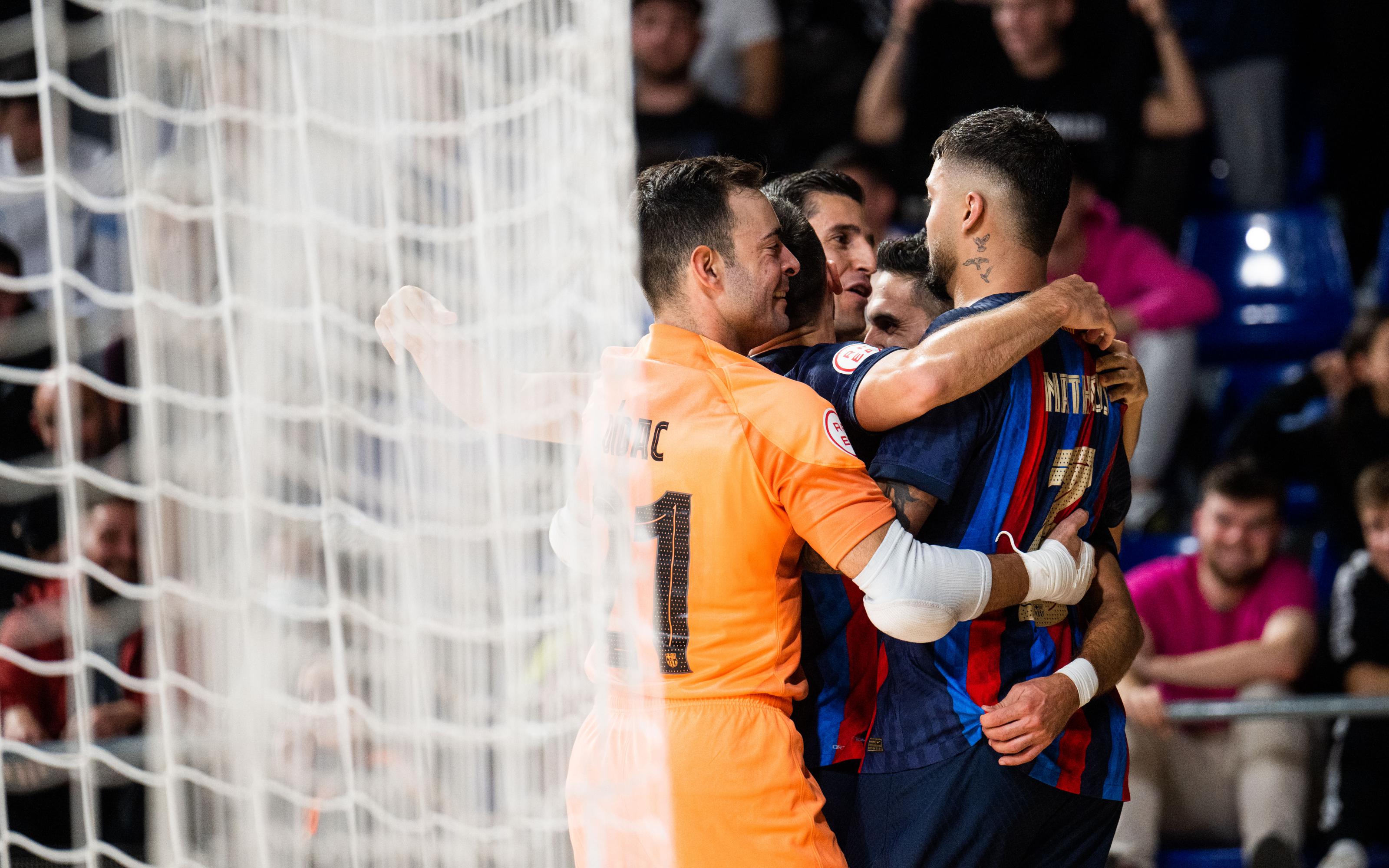 Barça - Movistar Inter: Victòria amb remuntada inclosa (3-1)