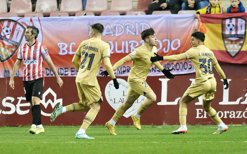 UD Logroñés – Barça Atlético: Reparto de puntos para empezar el año (1-1)