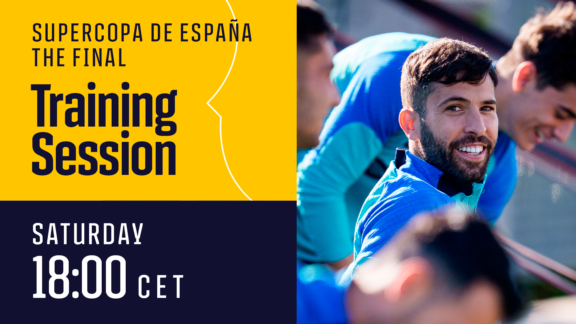 First team training ahead of the Spanish Supercup final