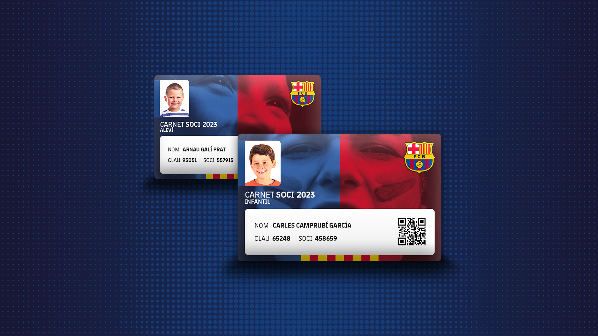 Membership registration for children