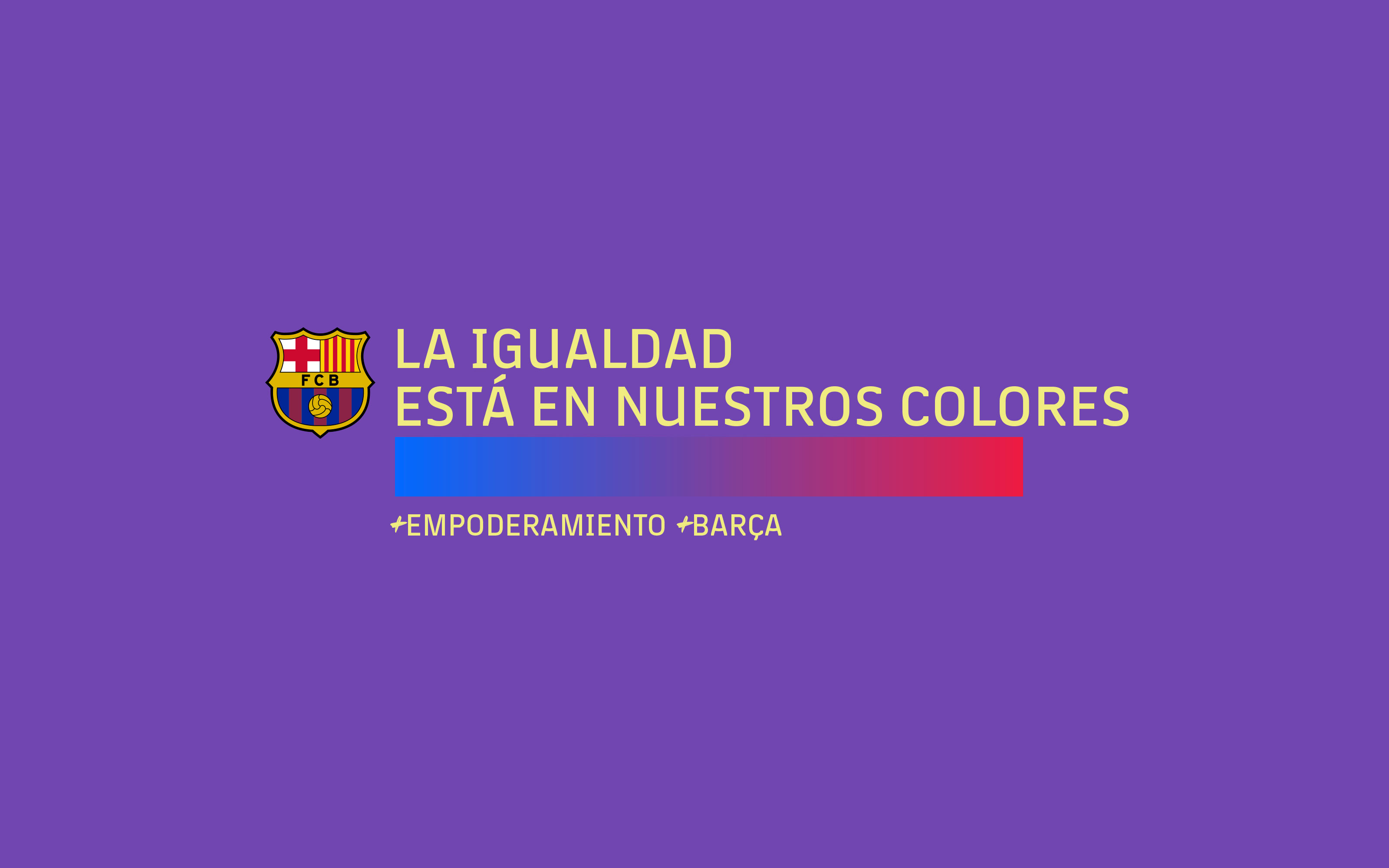 El FC Barcelona presenta un nuevo color oficial, el 'Lila Barça', para ...