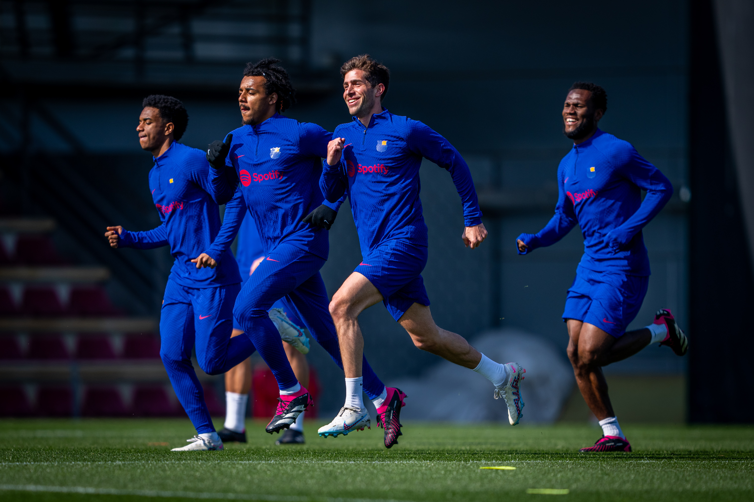 Le groupe du Barça pour la réception de Valence