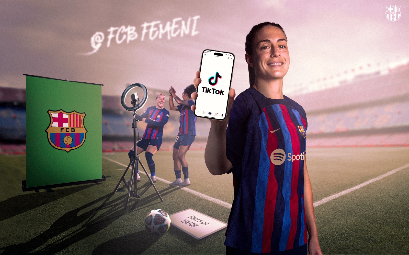 Barça Women arrive on TikTok