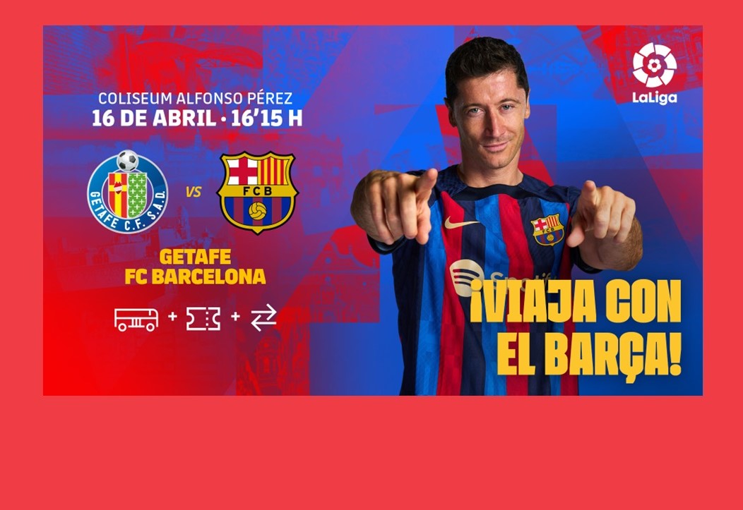 Desplazamiento y entradas para el partido en el campo del Getafe